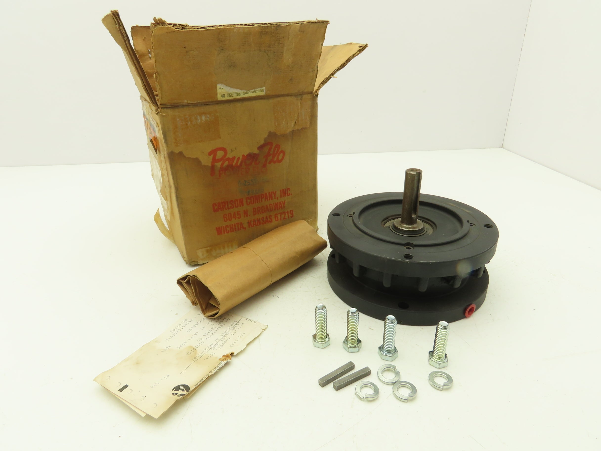 Carlson Power-Flo 625 SBCC Pneumatic Clutch Brake 56C-Face 5/8"Shaft 2 ...