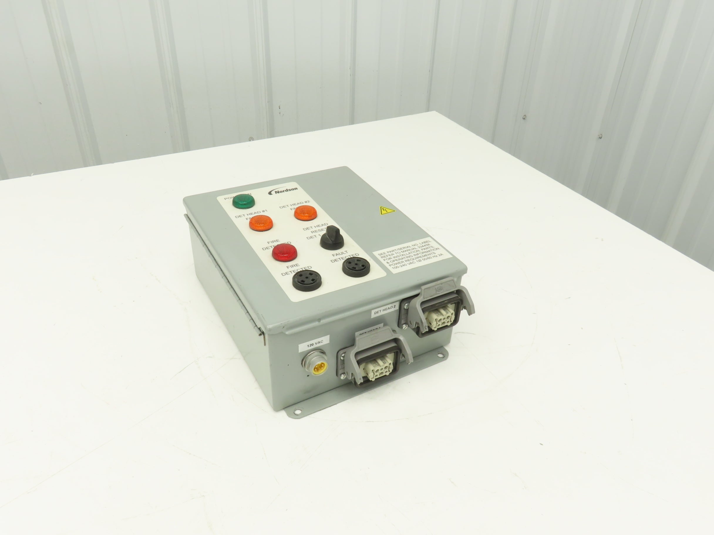 Nordson FS10R Fire Safety Flame Detector Control System 120VAC 1087759 ...