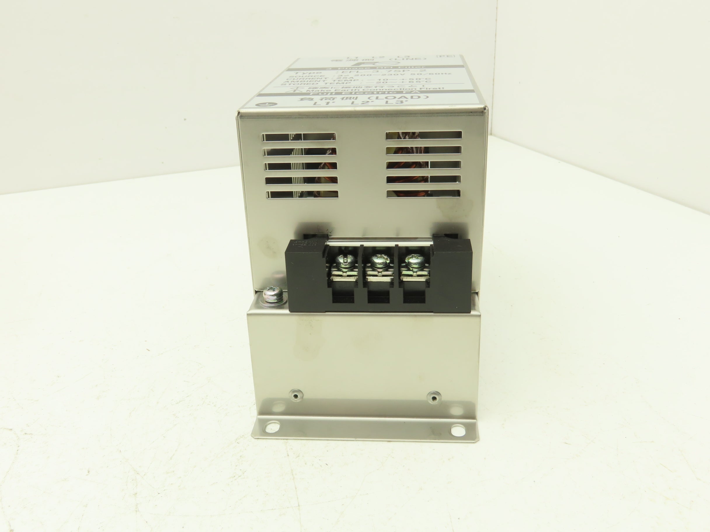 Fuji Electric EFL-3.7SP-2 3Ph RFI Line Filter Input 200-230VAC 50/60Hz ...