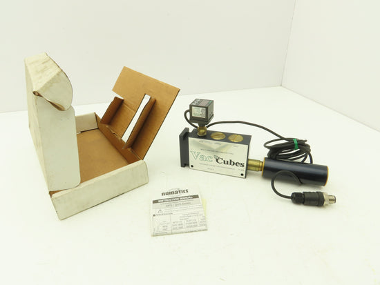 Vac 3 Cubes 120 Multi Venture Vacuum Ejector W Digital Pressure Sensor ...