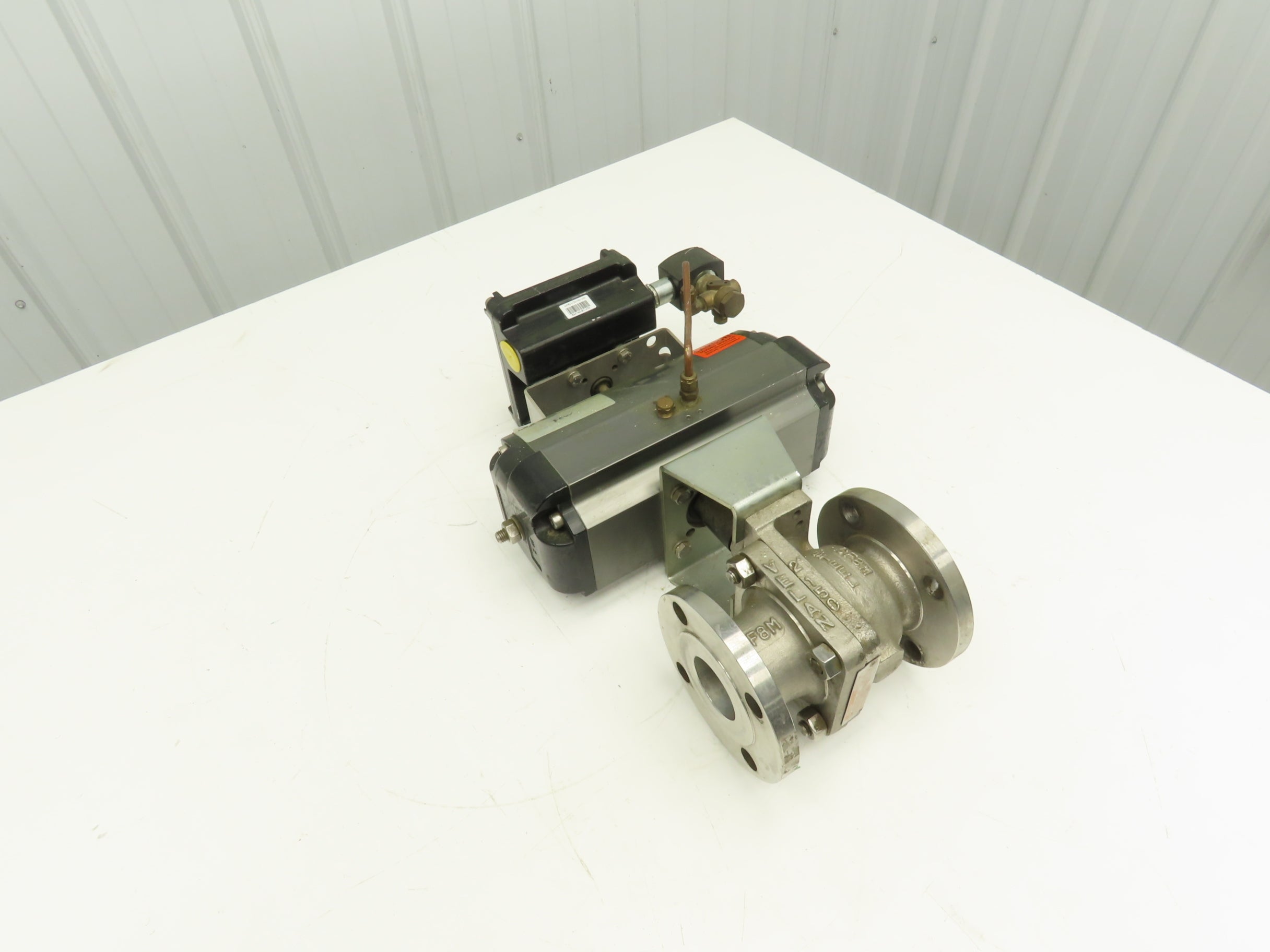 Velan 01413-SSE 2" 150 Stainless Ball Valve Flowserve Automax Pneumati ...