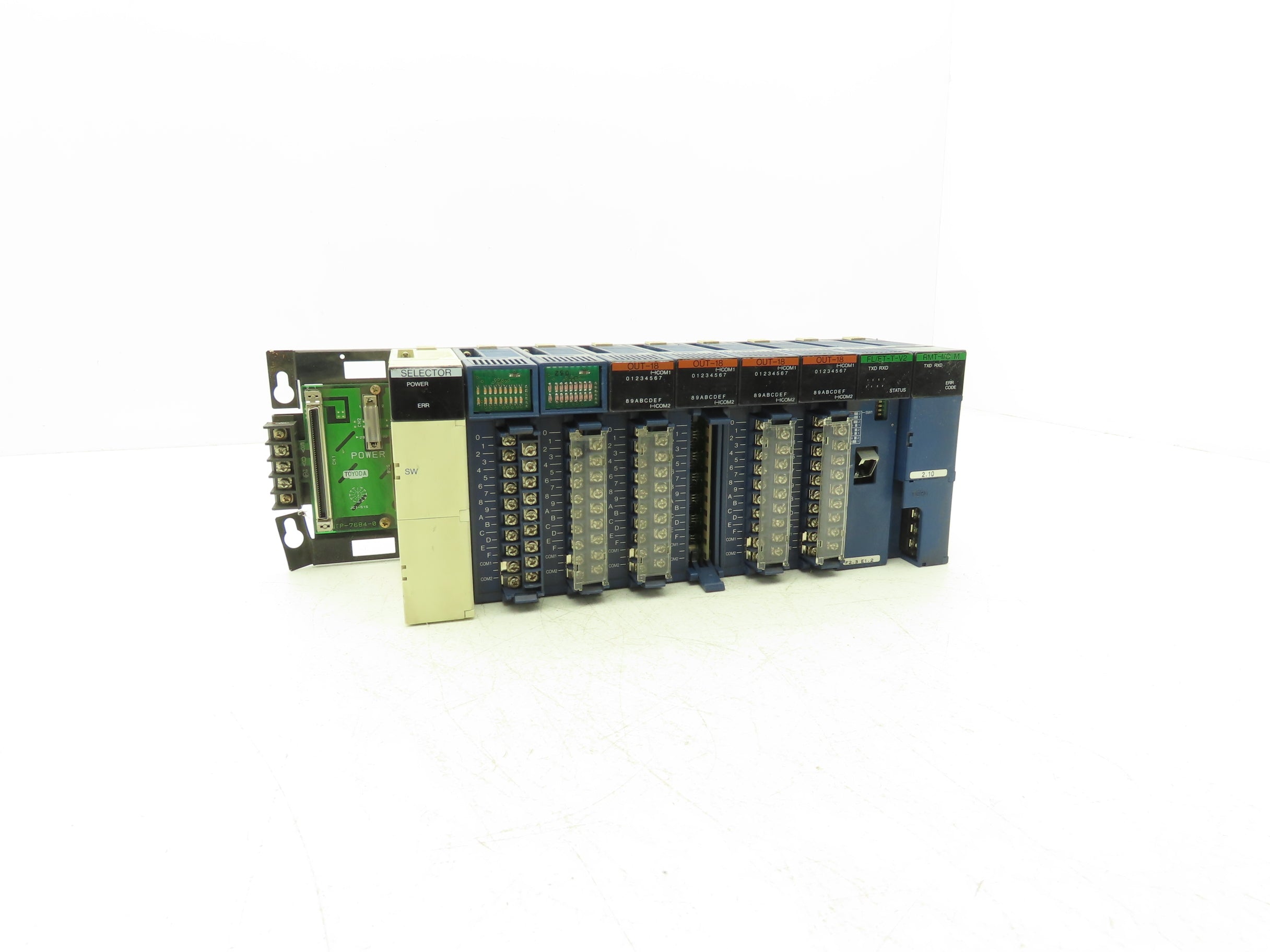 Toyoda Machine Works Toyopuc PLC Chassis Rack CPU Processor I/O Module ...