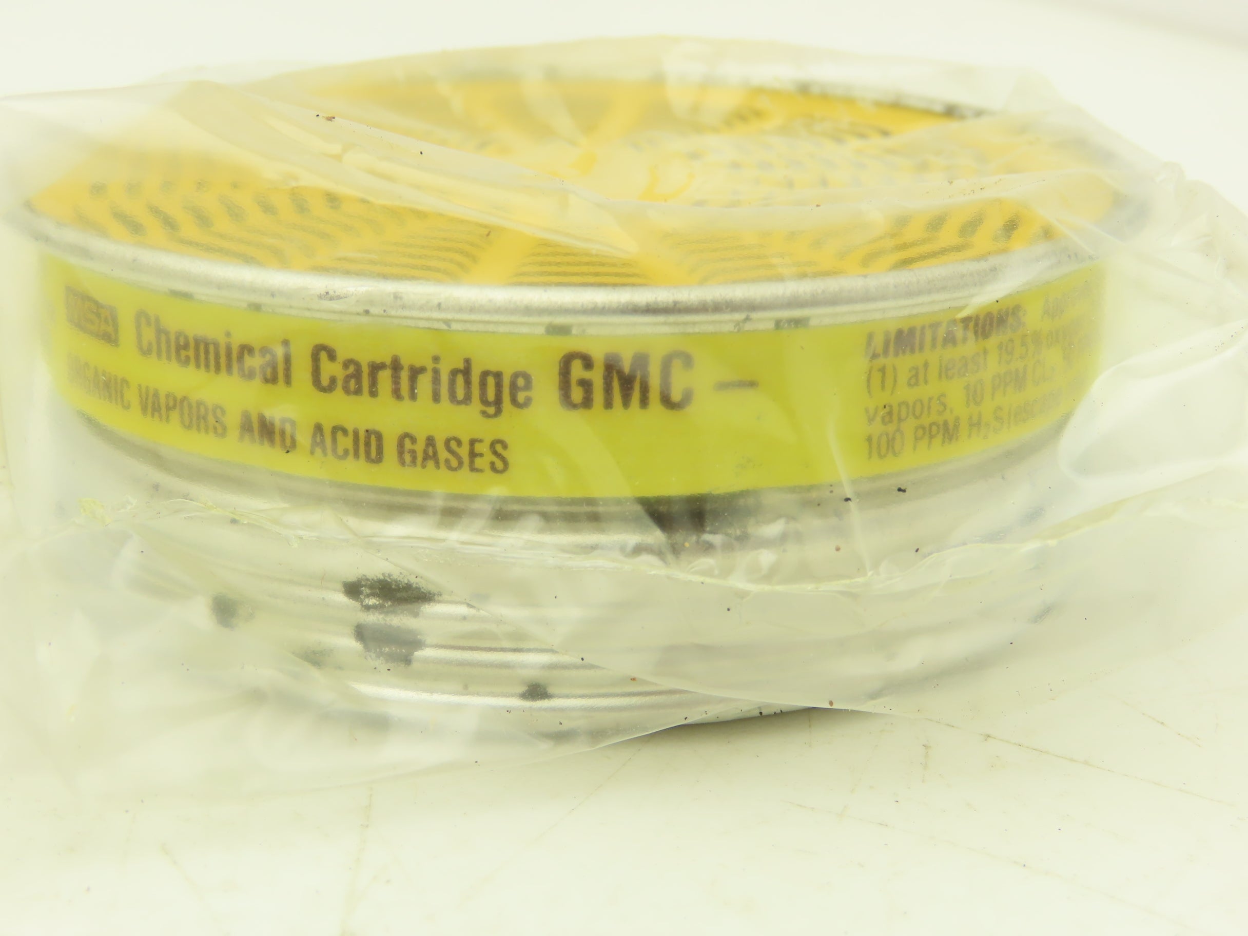 MSA 459317 Respirator Chemical Cartridge Filter /Acid Gas Lot of 10 ...