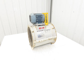 Fulta Electric DBRO3M236 Tube Axial Blower Duct Fan 12" 1000 CFM 0.5kw ...