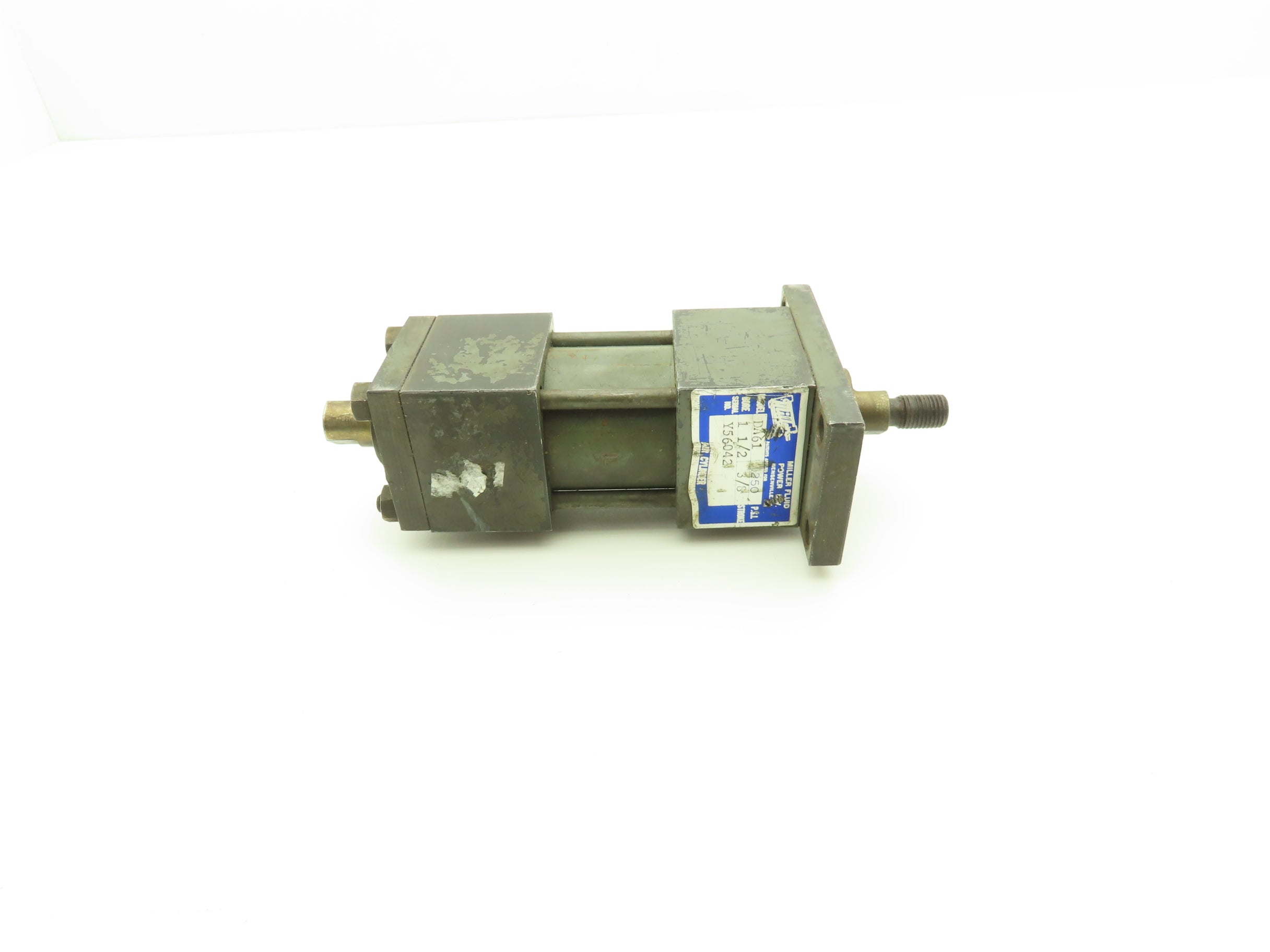 Miller DA61 Double Rod Pneumatic Air Cylinder 1.5" Bore 3/8" Stroke 25 ...