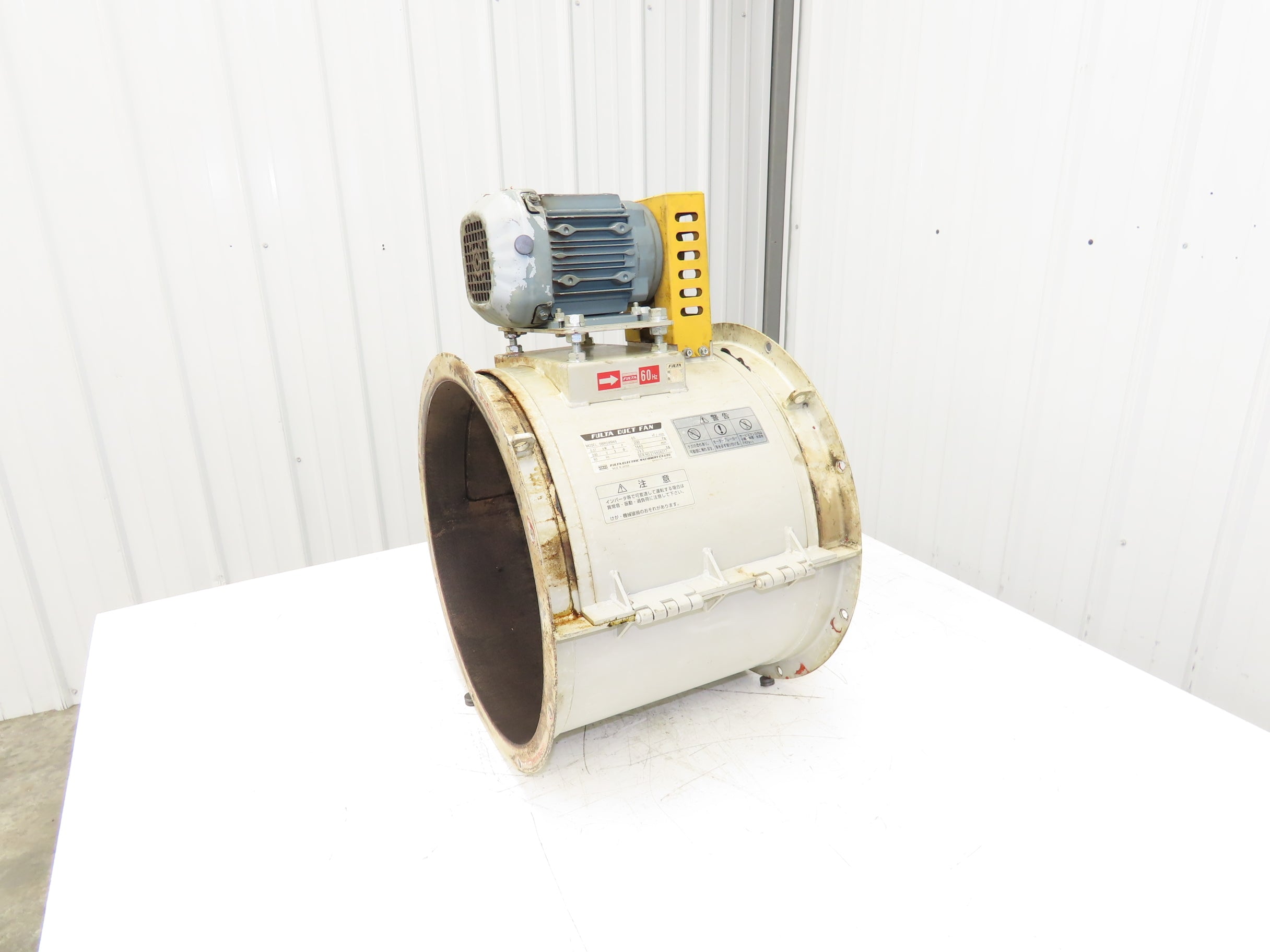Fulta Electric DBRO4M246 Tube Axial Blower Duct Fan 16" 2300 CFM 0.37k ...