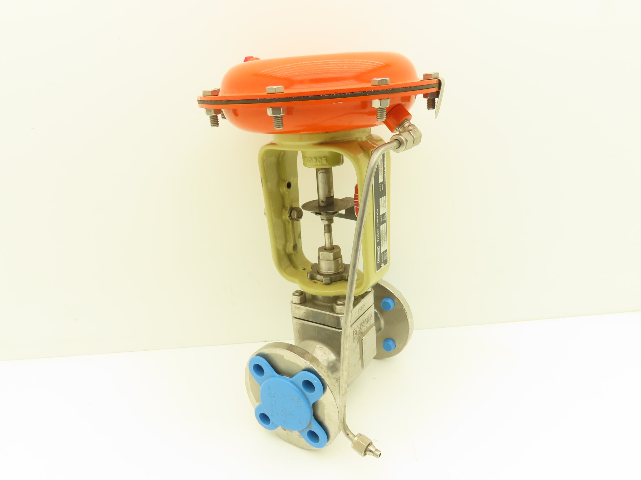 Fisher Baumann 32.24588SVF Pneumatic Diaphragm Actuator 1" Globe Valve ...