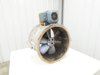 Fulta Electric DBRO5M76 Tube Axial Blower Duct Fan 20" 4237 CFM 0.75kw ...
