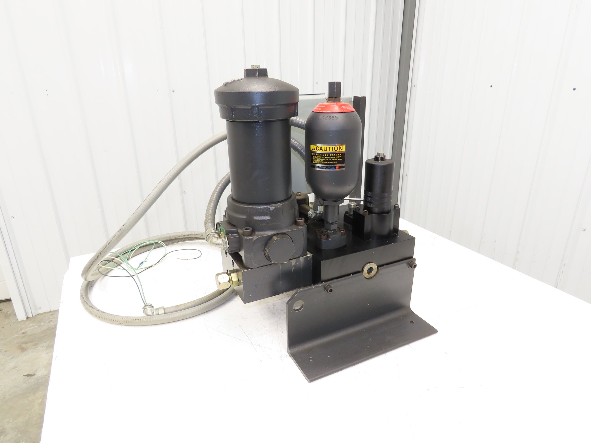 Hydraulic Press Power Unit Control Manifold Accumulator & Filters 3000 ...
