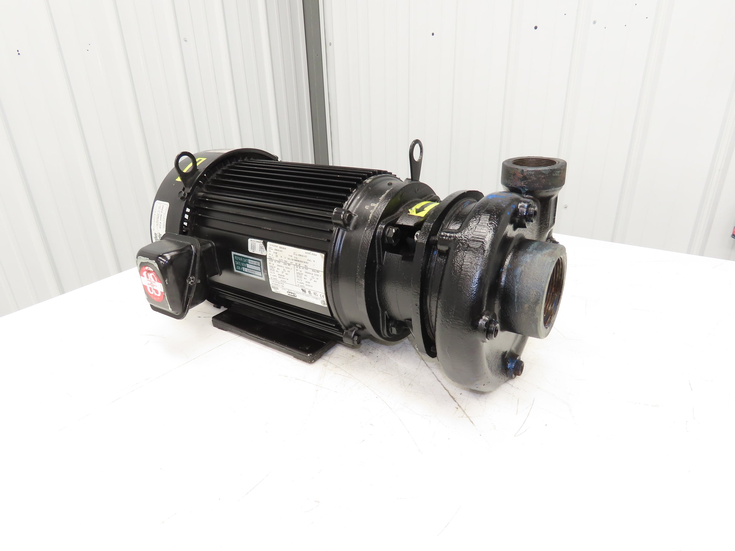 AMT 4251-95 Centrifugal Pump 3" x 2" NPT 380GPM US Motor 15Hp 230/460V ...