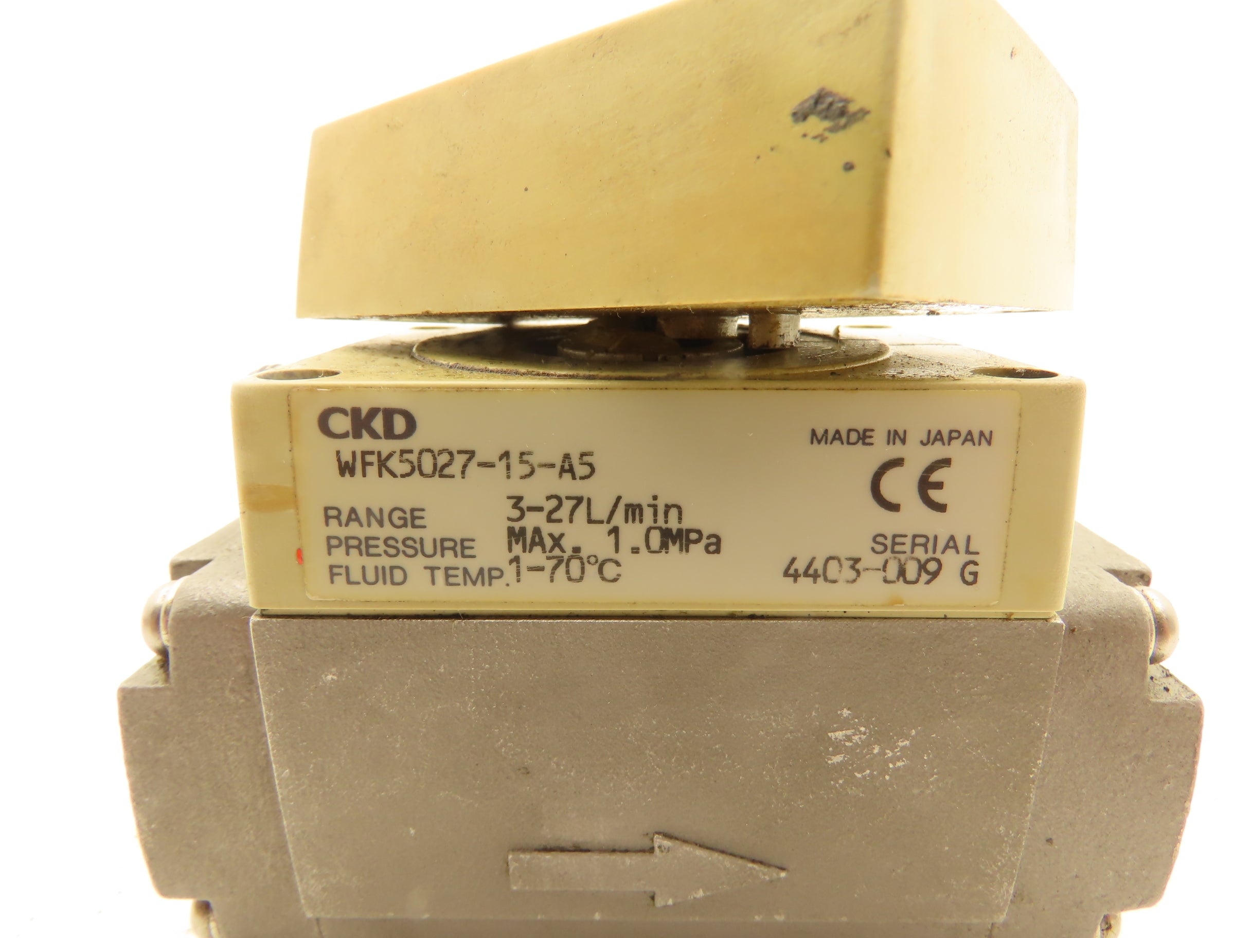 CKD Fluerex WFK5027-15-A5 Karman Vortex Flow Meter Sensor 3-27L/min 1 ...