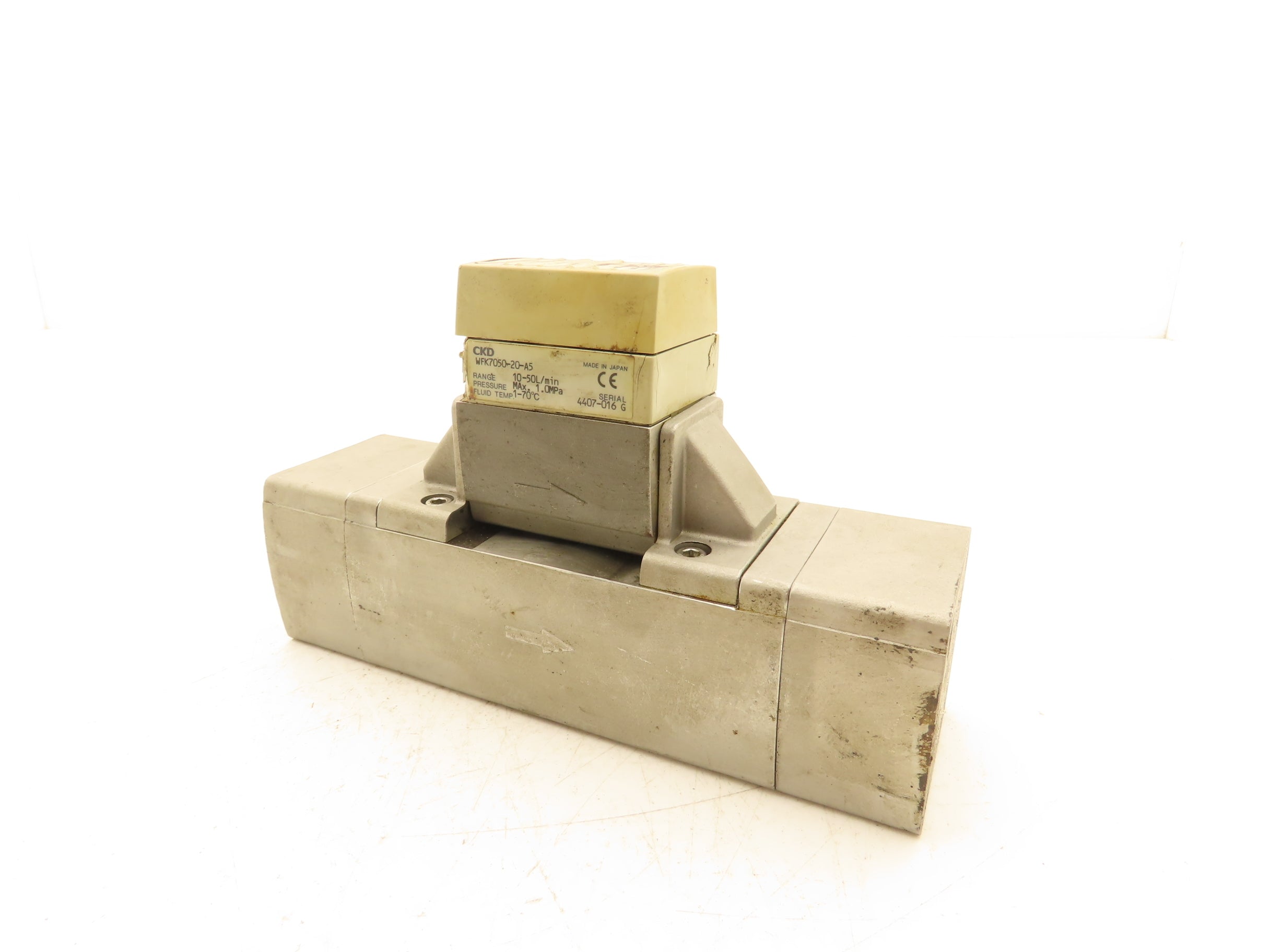CKD Fluerex WFK7050-20-A5 Karman Vortex Flow Meter Sensor 10-50L/min 3 ...