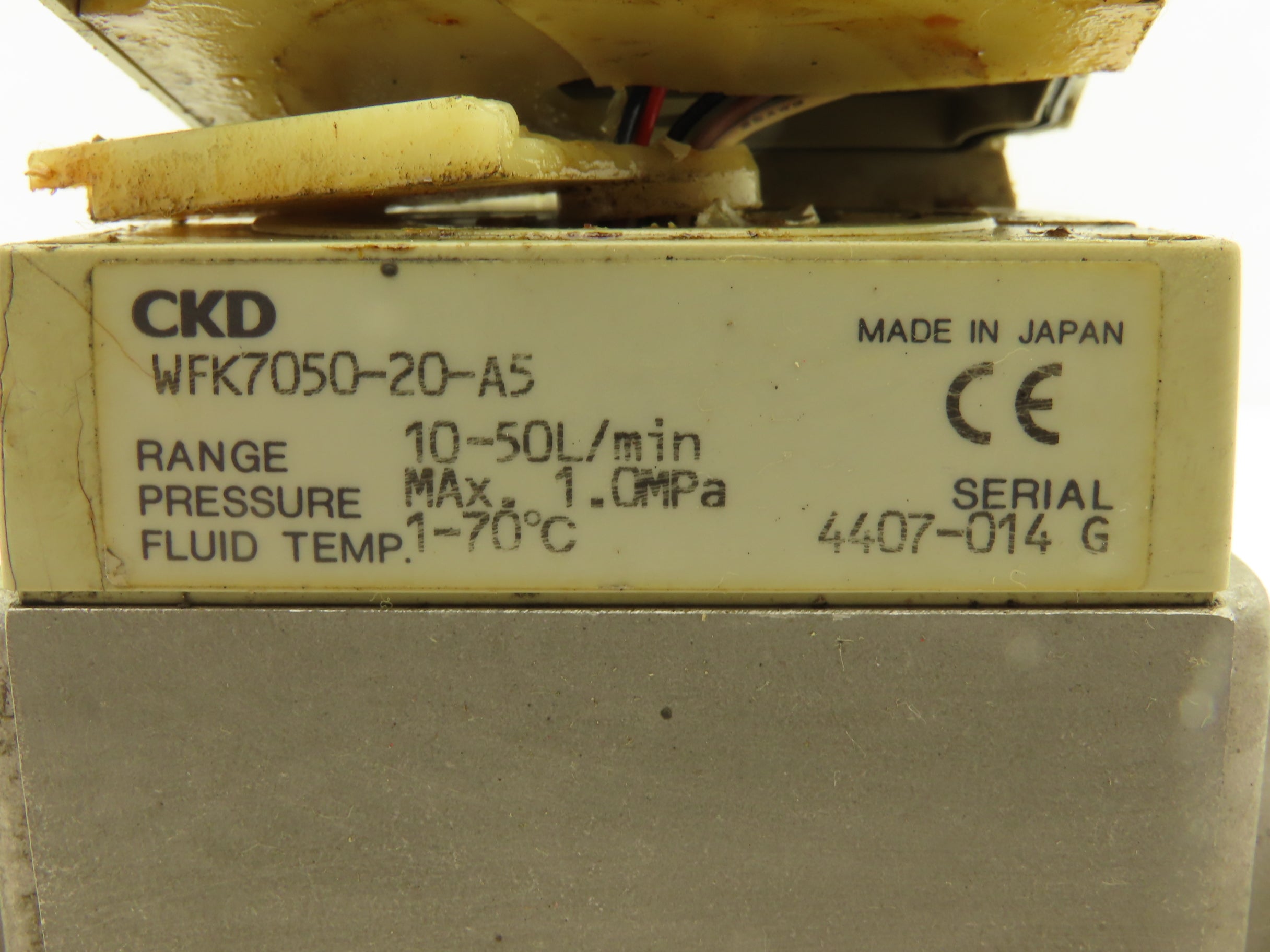 CKD Fluerex WFK7050-20-A5 Karman Vortex Flow Meter Sensor 10-50L/min 3 ...