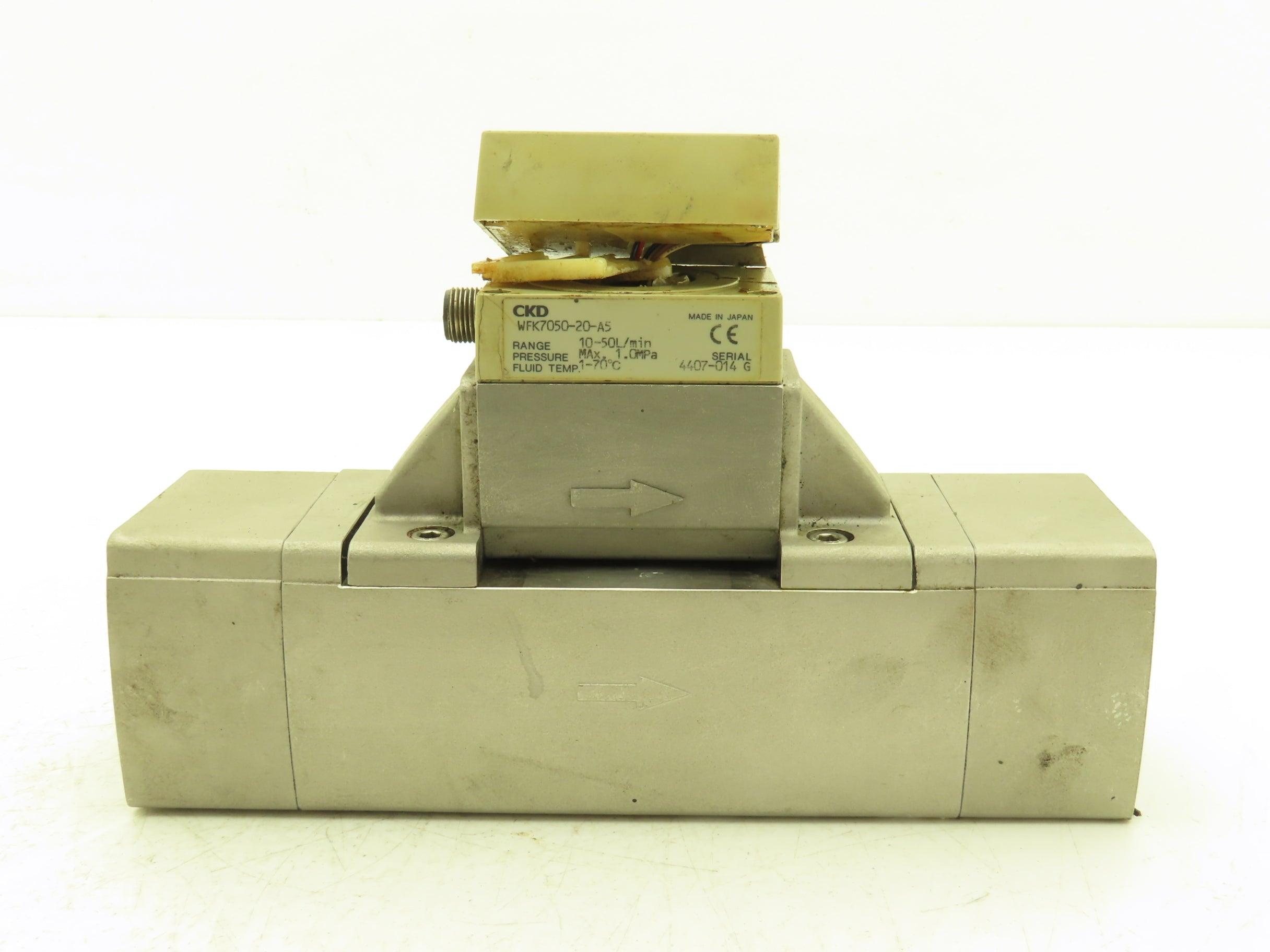 CKD Fluerex WFK7050-20-A5 Karman Vortex Flow Meter Sensor 10-50L/min 3 ...