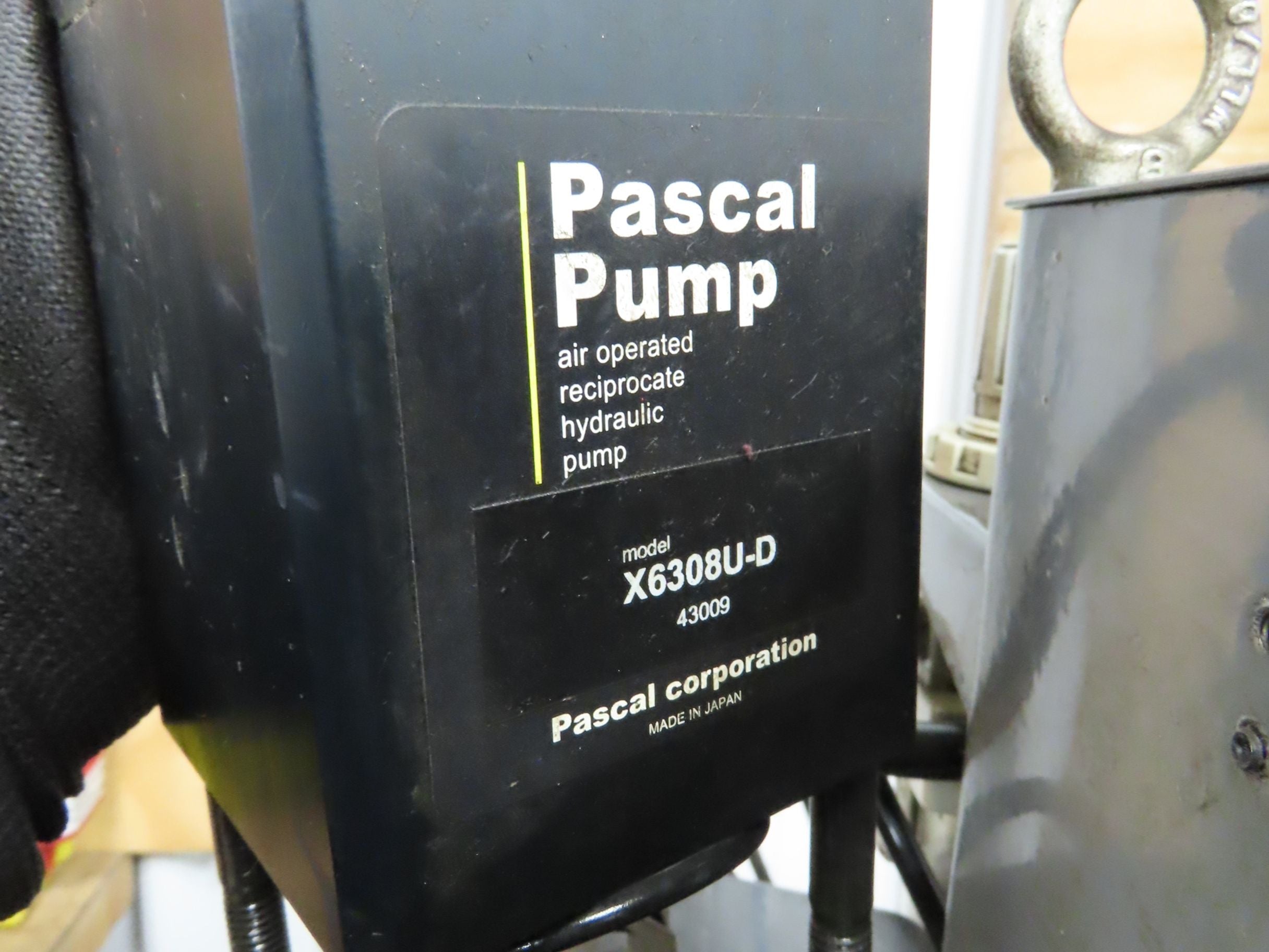 Pascal HCSD-H2DDD Air Operated Hydraulic Pump Power Control Unit X6308 ...