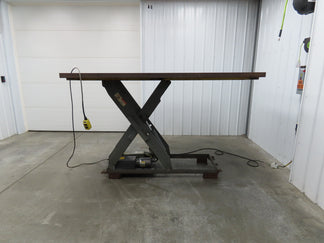 Pentalift 7P484 4000lbs Hydraulic Scissor Lift Table 48" Travel 88x60 ...