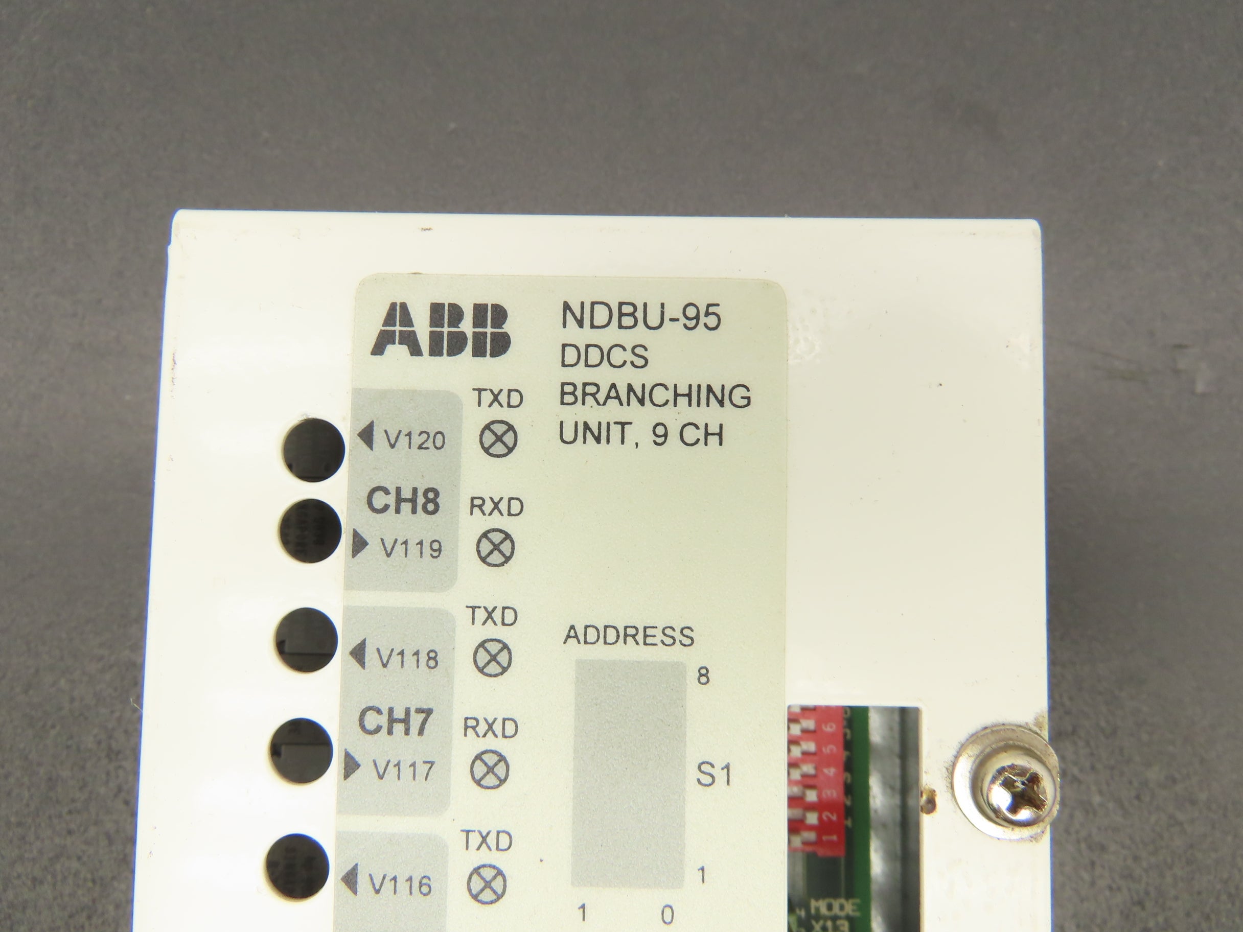 ABB NDBU-95 DDCS Branching Unit 9 Channel 24 VDC – ARROW INDUSTRIAL SALES