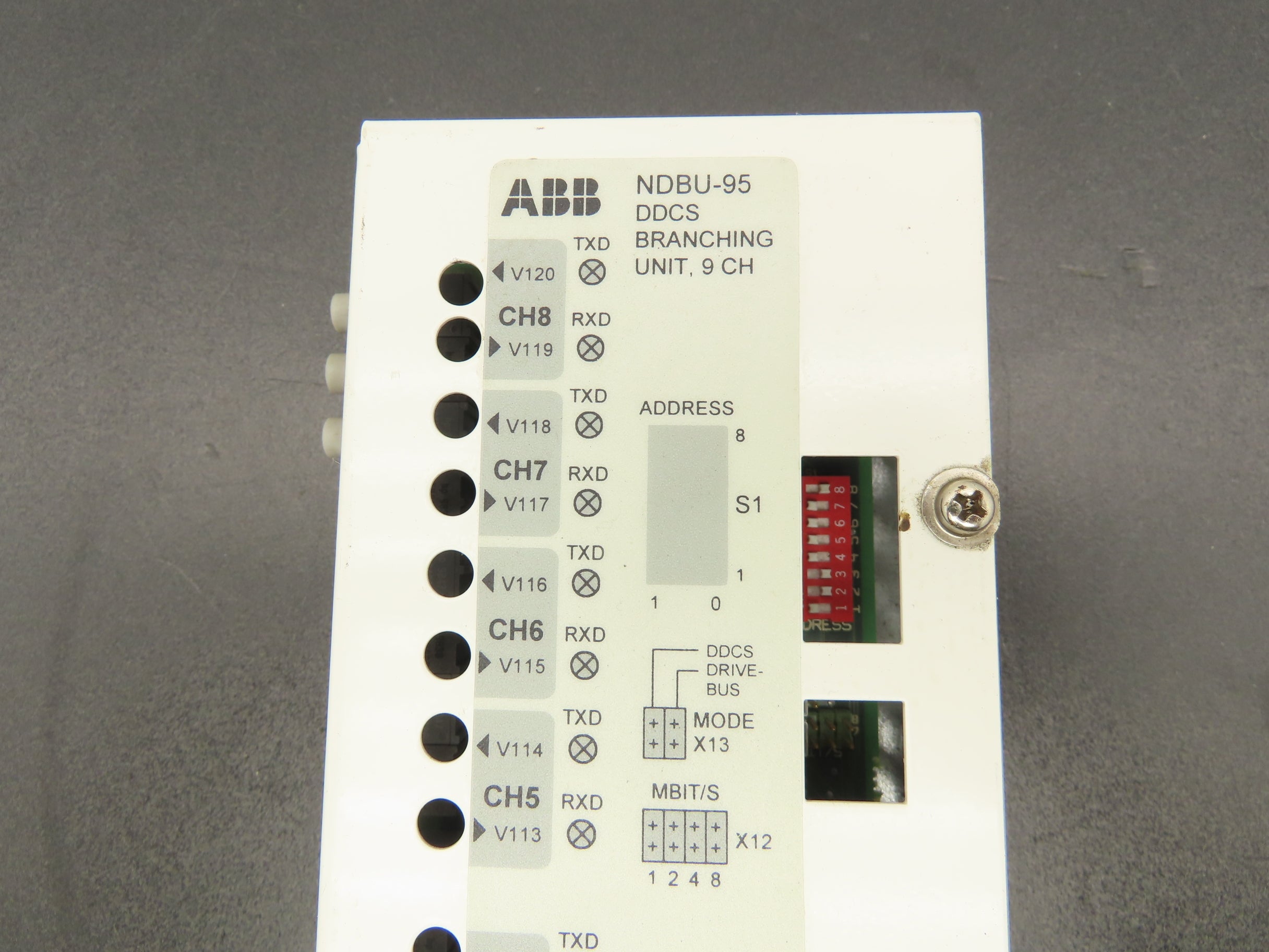 ABB NDBU-95 DDCS Branching Unit 9 Channel 24 VDC – ARROW INDUSTRIAL SALES