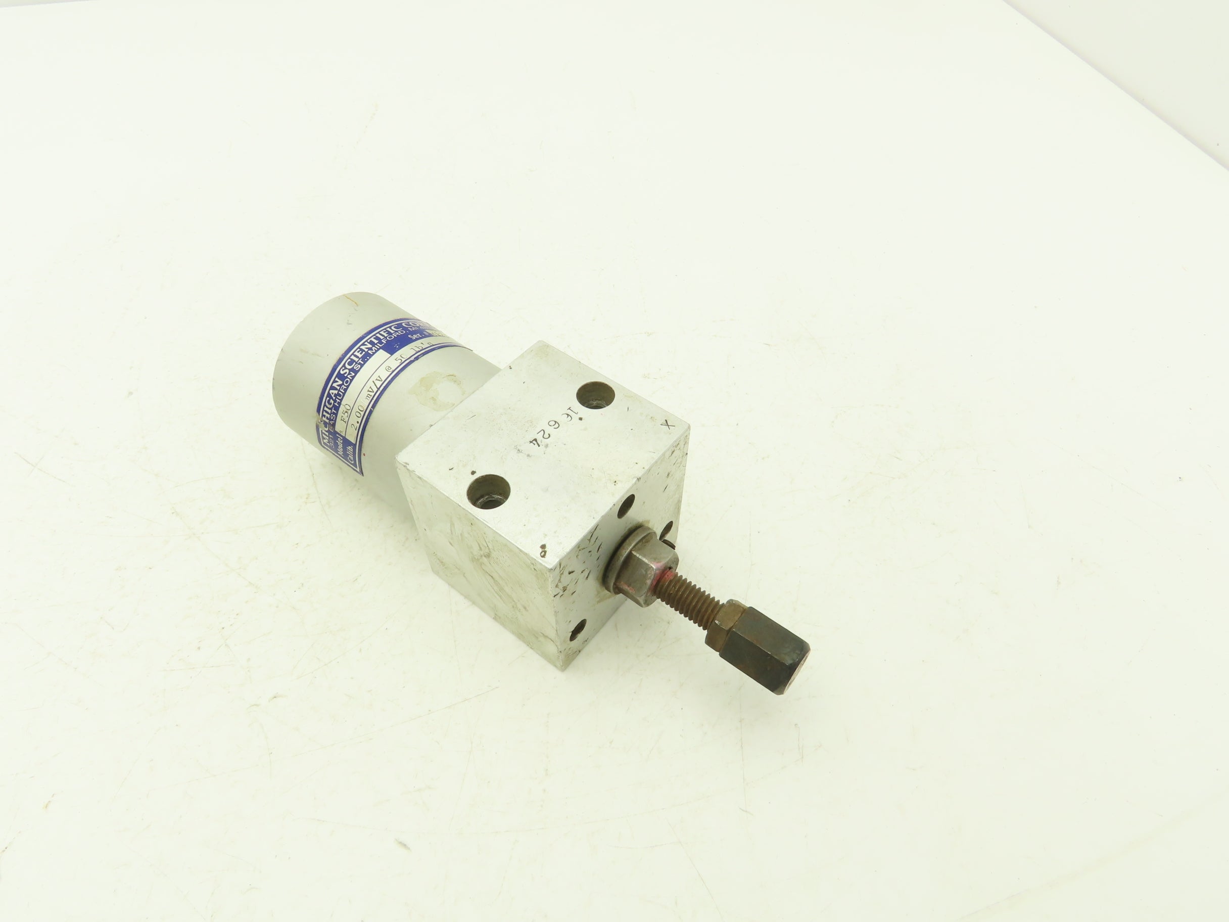 Michigan Scientific Corp F50 Load Cell W/Overload Protection 2mV/V @50 ...
