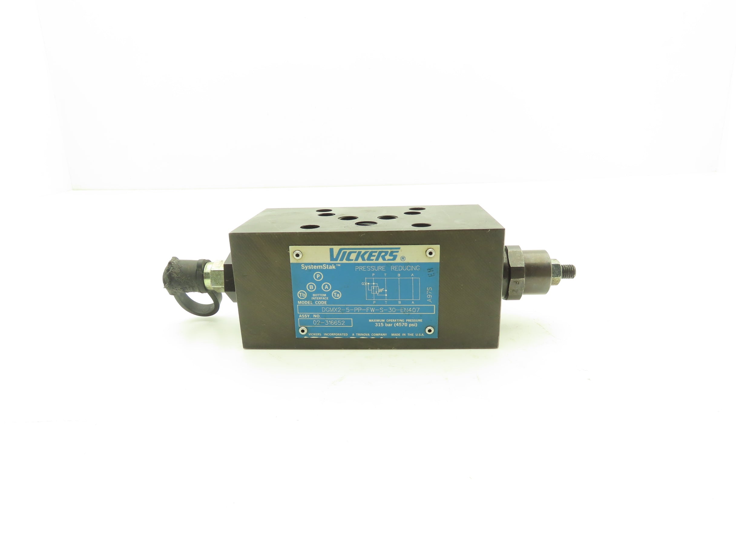 Vickers DGMX25PPFWS30EN407 SystemStak Hydraulic Pressure Reducing Valv ...