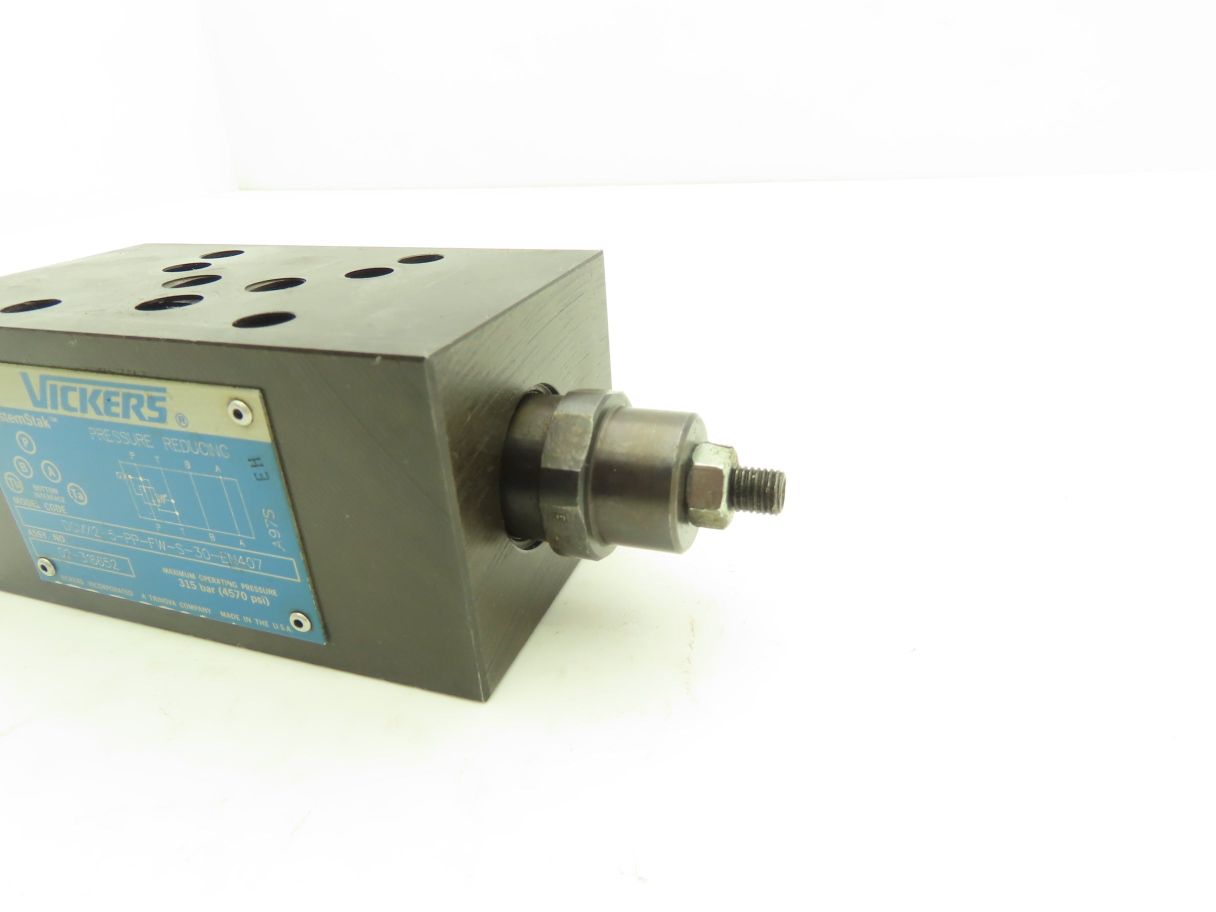 Vickers DGMX25PPFWS30EN407 SystemStak Hydraulic Pressure Reducing Valv ...