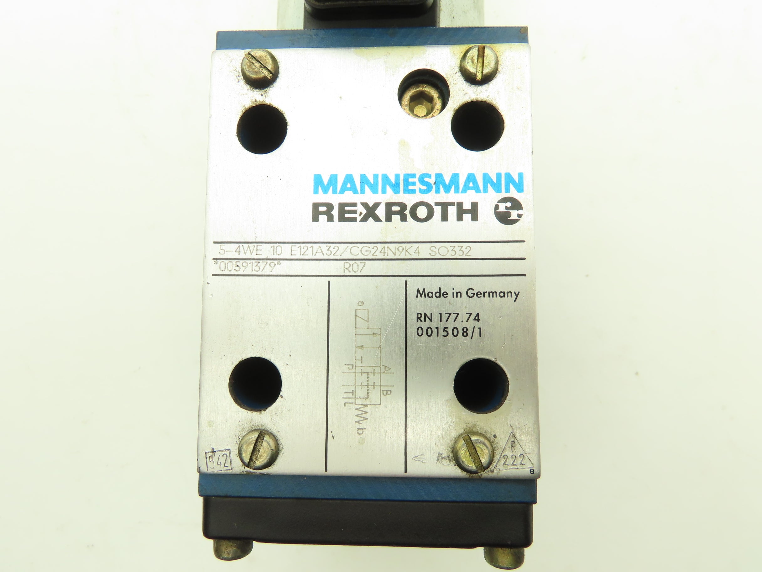 Rexroth 5-4WE10 E121A32/CG24N9K4 Hydraulic Directional Solenoid Valve ...