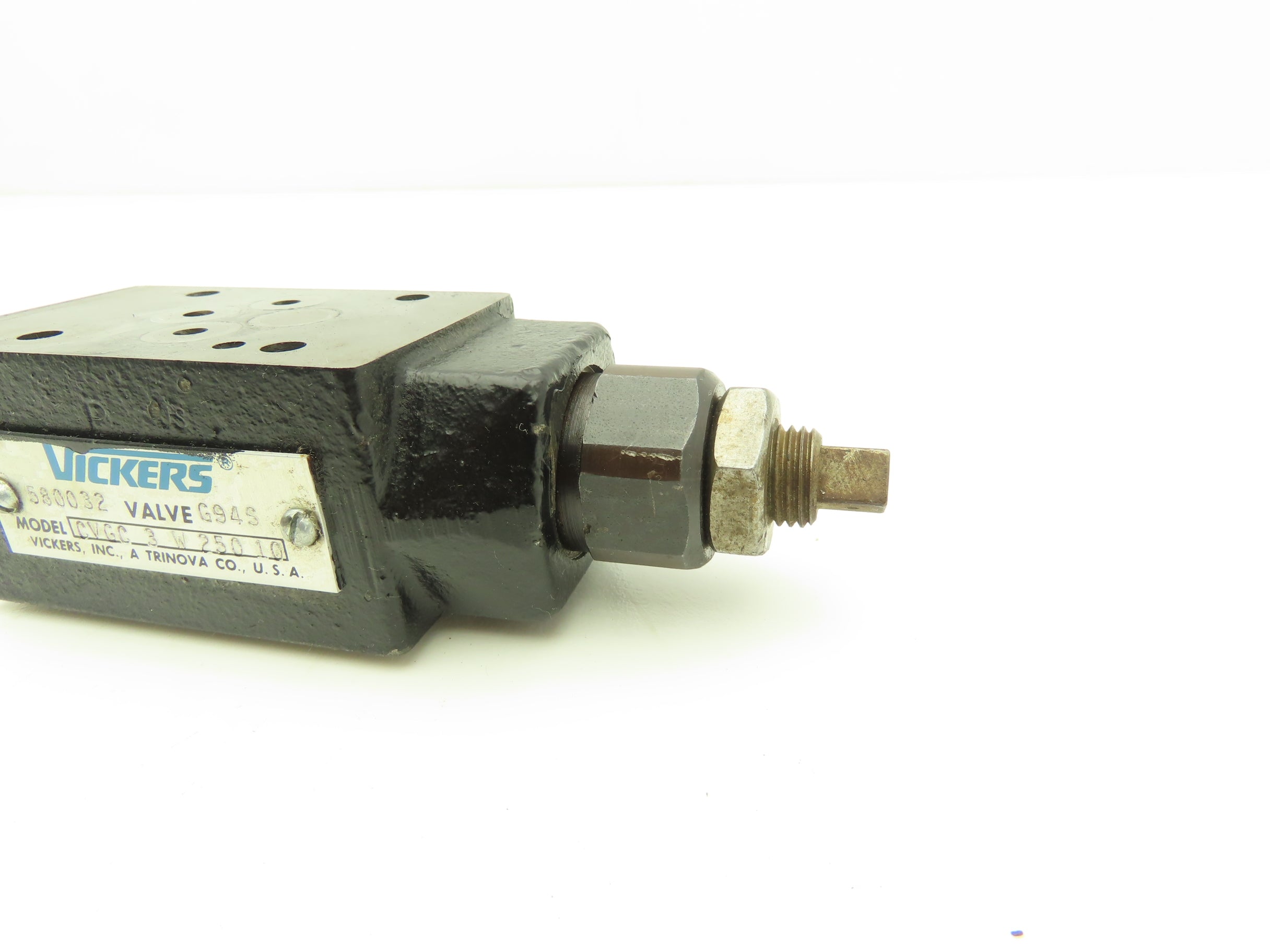 Vickers CVGC-3-W-250-10 Hydraulic Pressure Relief Sandwich Valve ...