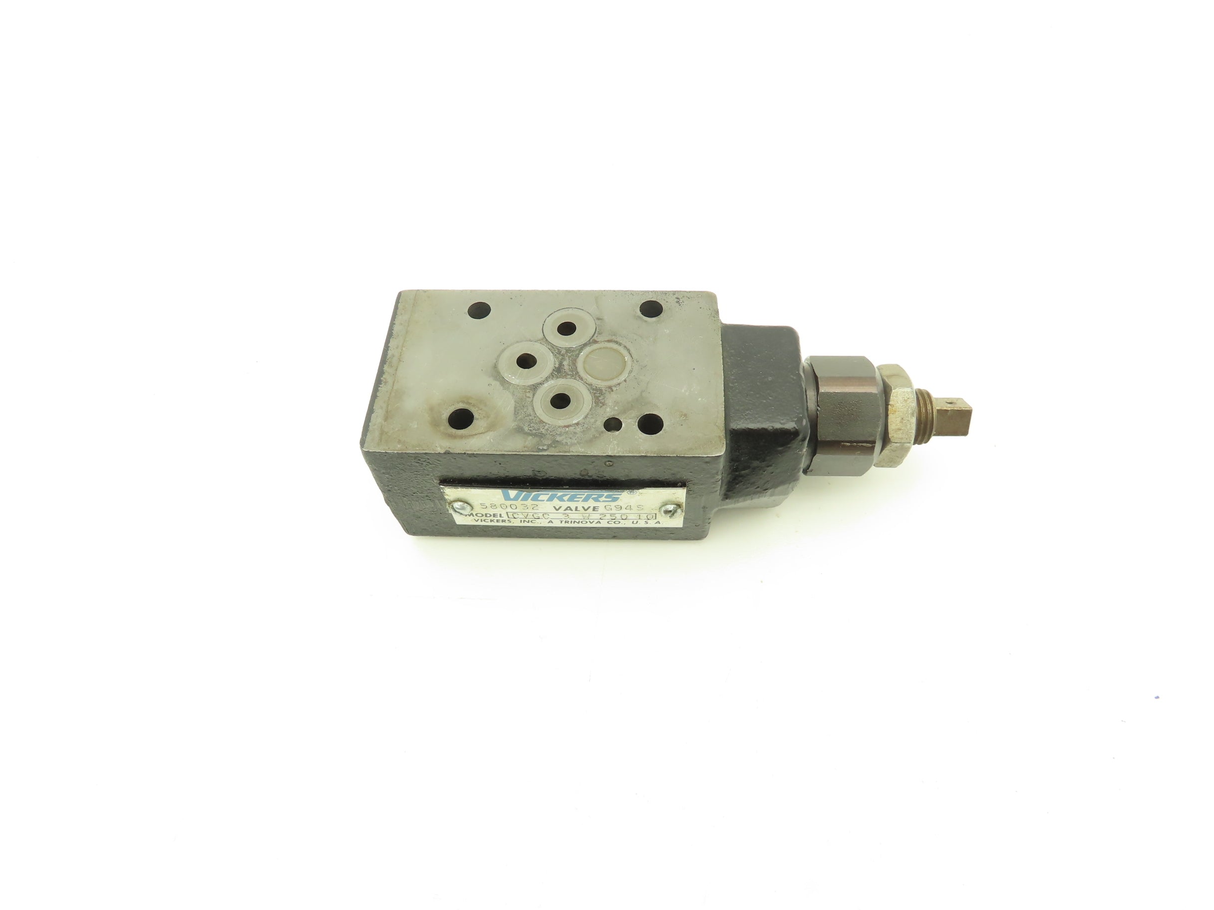 Vickers CVGC-3-W-250-10 Hydraulic Pressure Relief Sandwich Valve ...