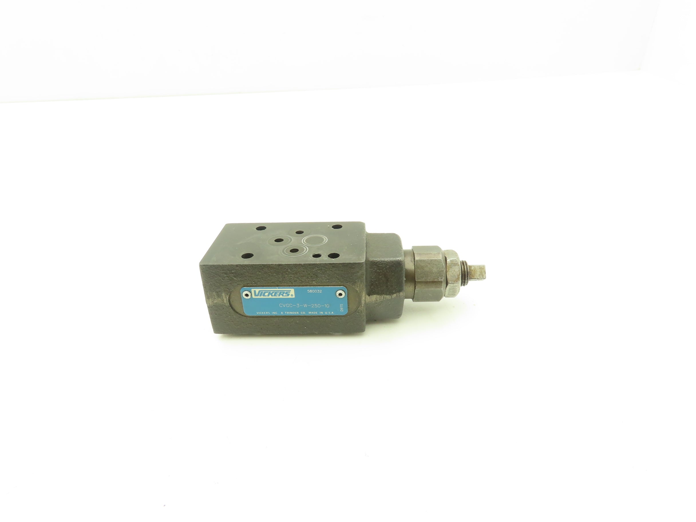 Vickers CVGC-3-W-250-10 Hydraulic Pressure Relief Sandwich Valve ...