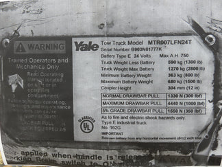 Yale 6831001300 Drive Motor Hub & Tiller Head Control Handle Off MTR00 ...