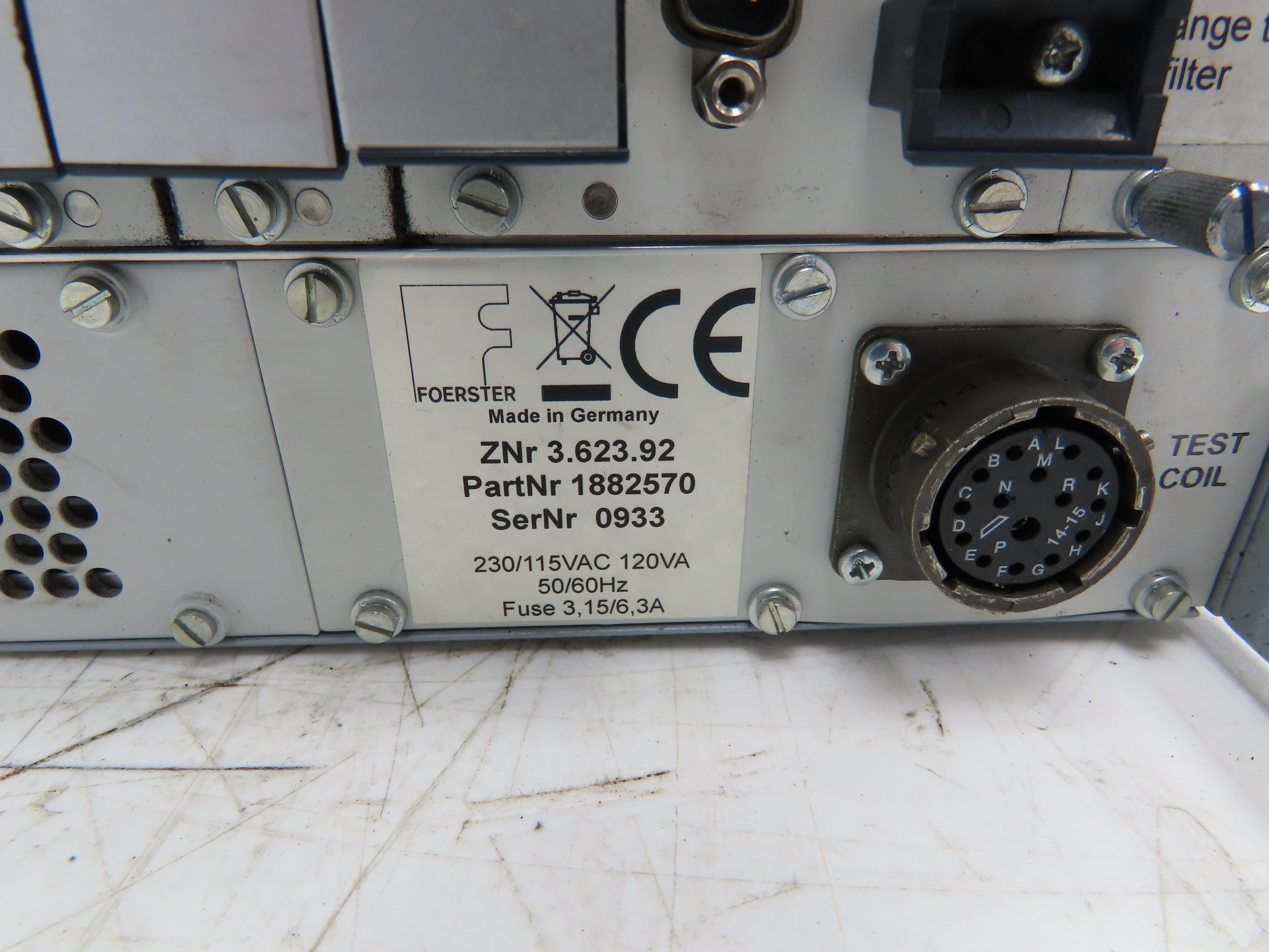 Foerster 3.623.92 Foerster Magnatest D Magnetic Induction Tester 230/1 ...