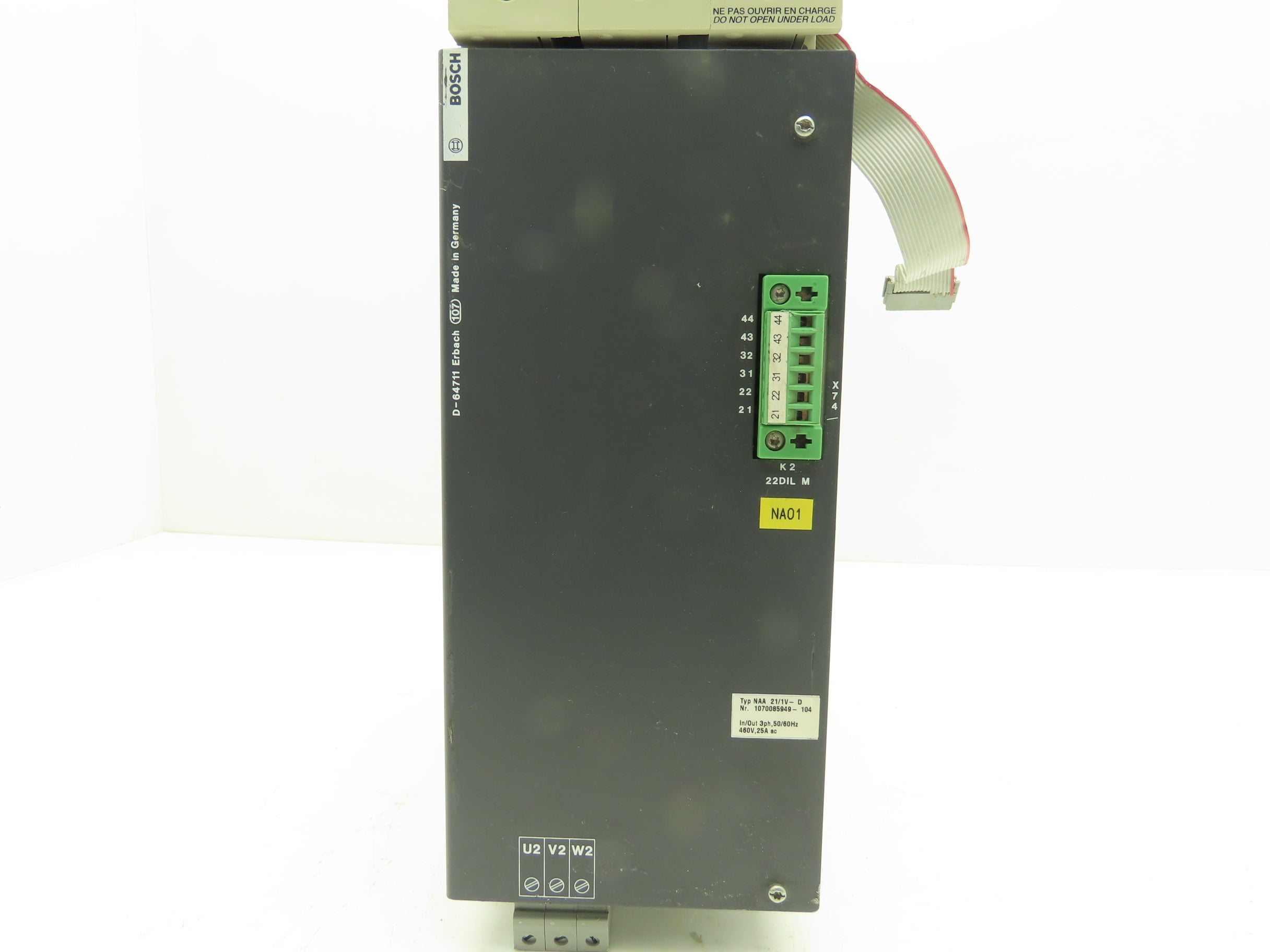 Bosch NAA 21/1V-D Power Feed Unit for Digital Servo Drive 460v 3ph 50 ...