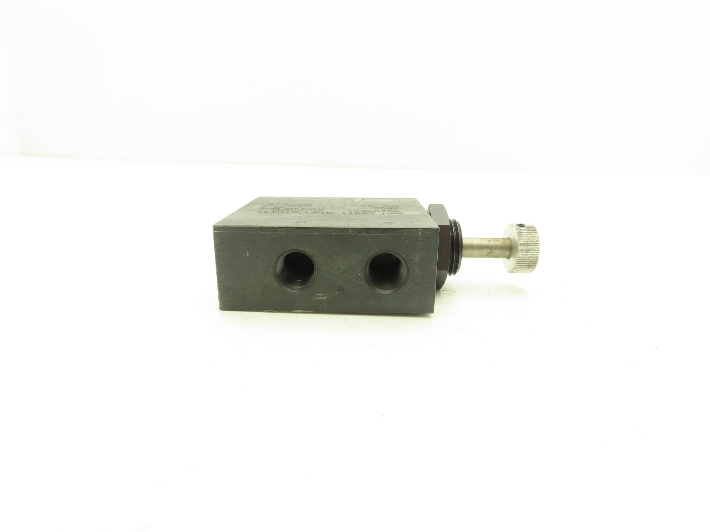 Parker GT400 S V 40 ED Hydraulic Guage Isolator Valve Block 1/4"NPT ...