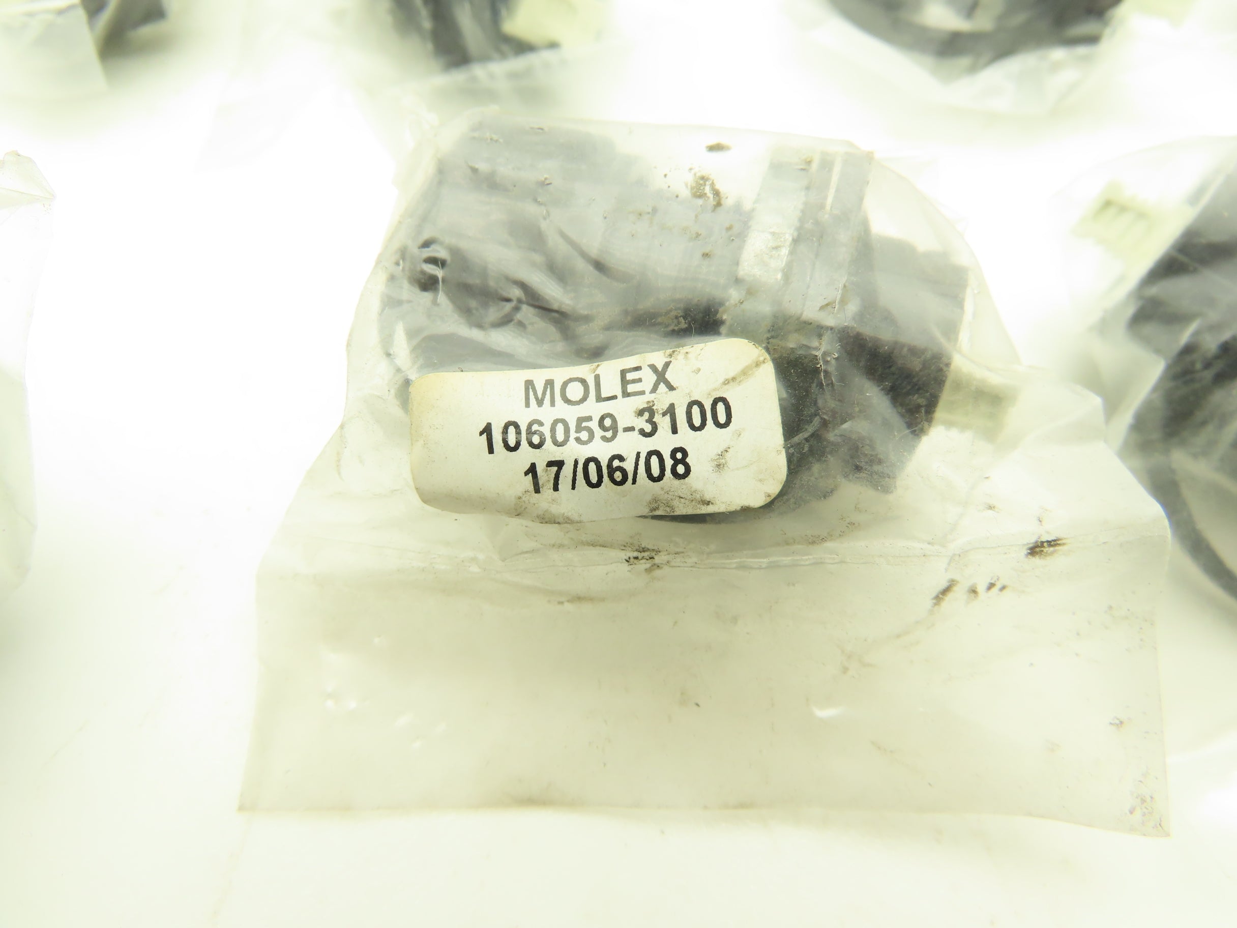 Molex 106059-3100 Fiber Optic Bulkhead Pass Through Connector Lot of 2 ...