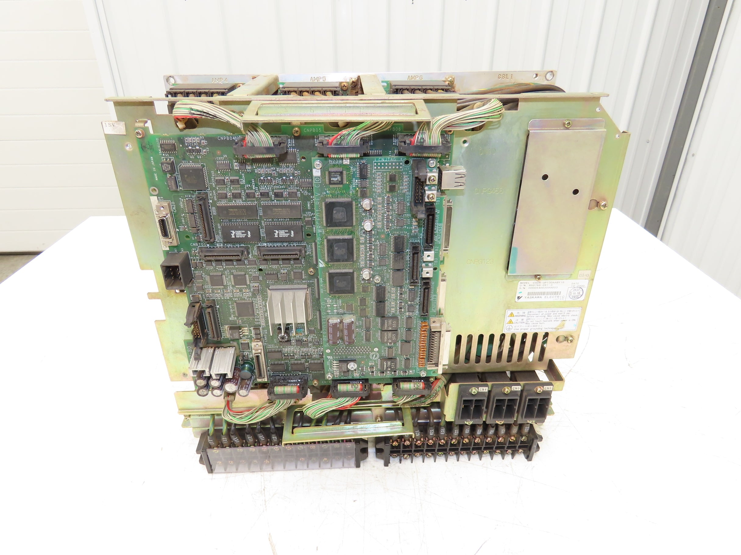 Yaskawa CACR-UP130AABY18 CNC Servo Drive Amplifier Axis Controller ...