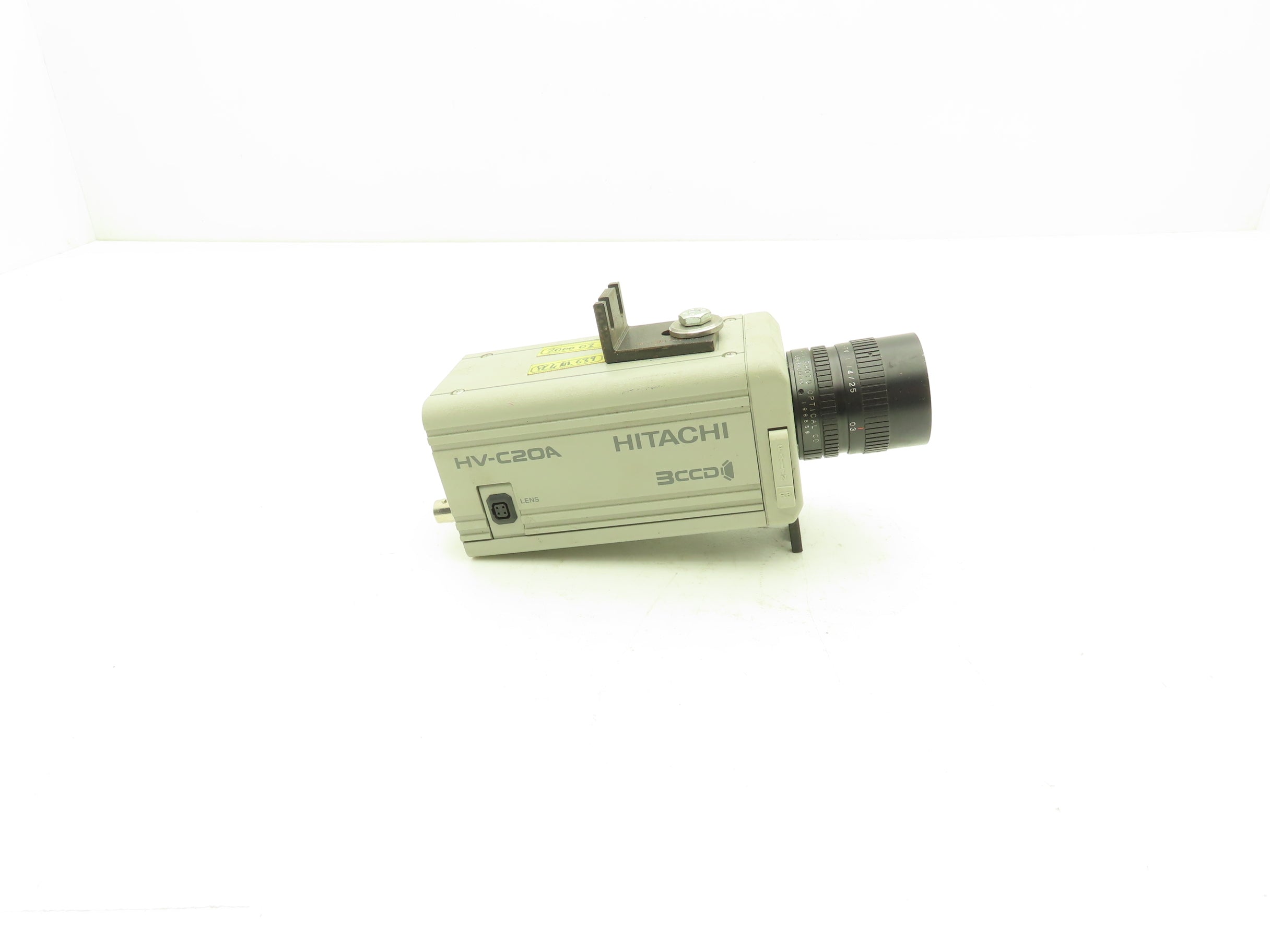 Hitachi Denshi HV-C20A 3CCD Color Inspection Camera 12V 4.5W w/Fuji Op ...