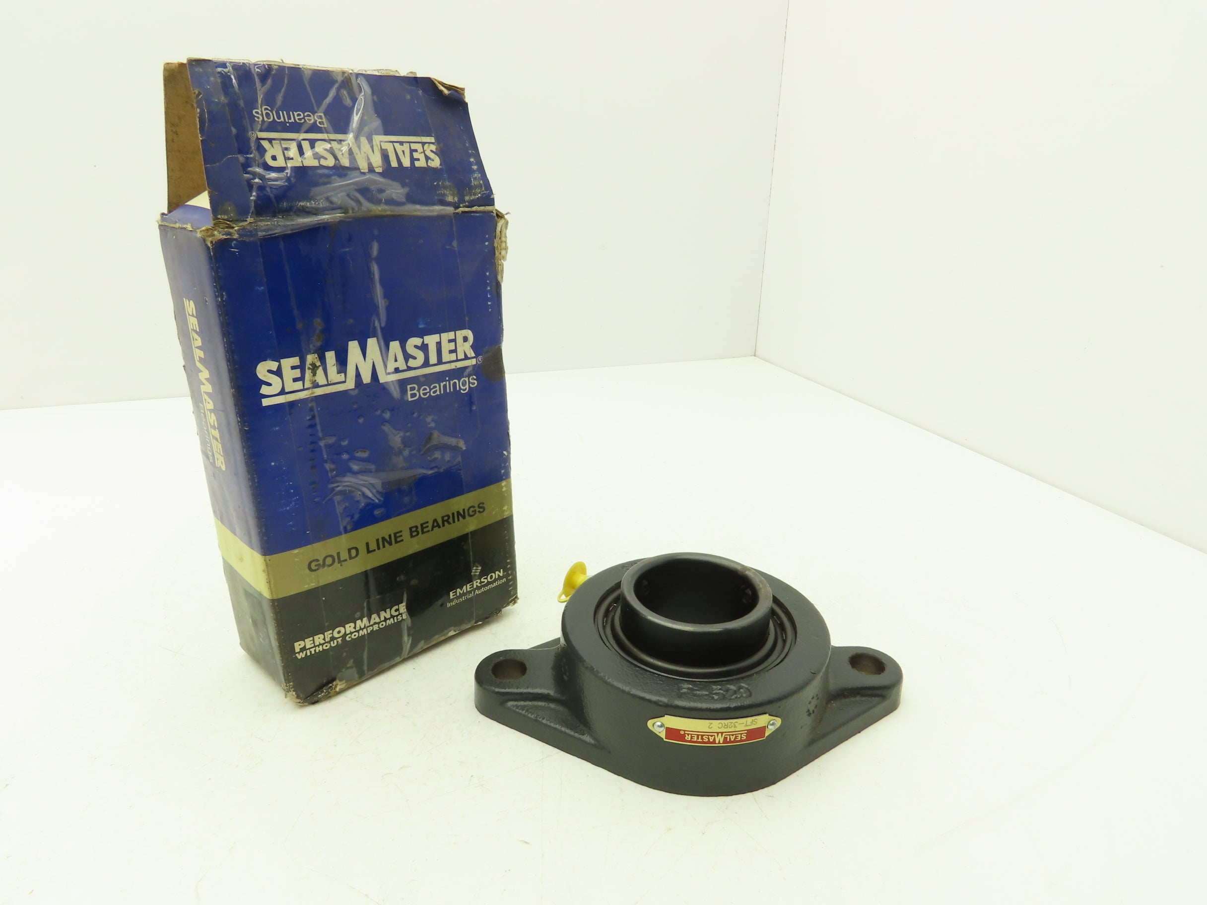 Seal Master SFT-32RC Flange Ball Bearing 2" Bore 2-Bolt Flange Set Scr ...