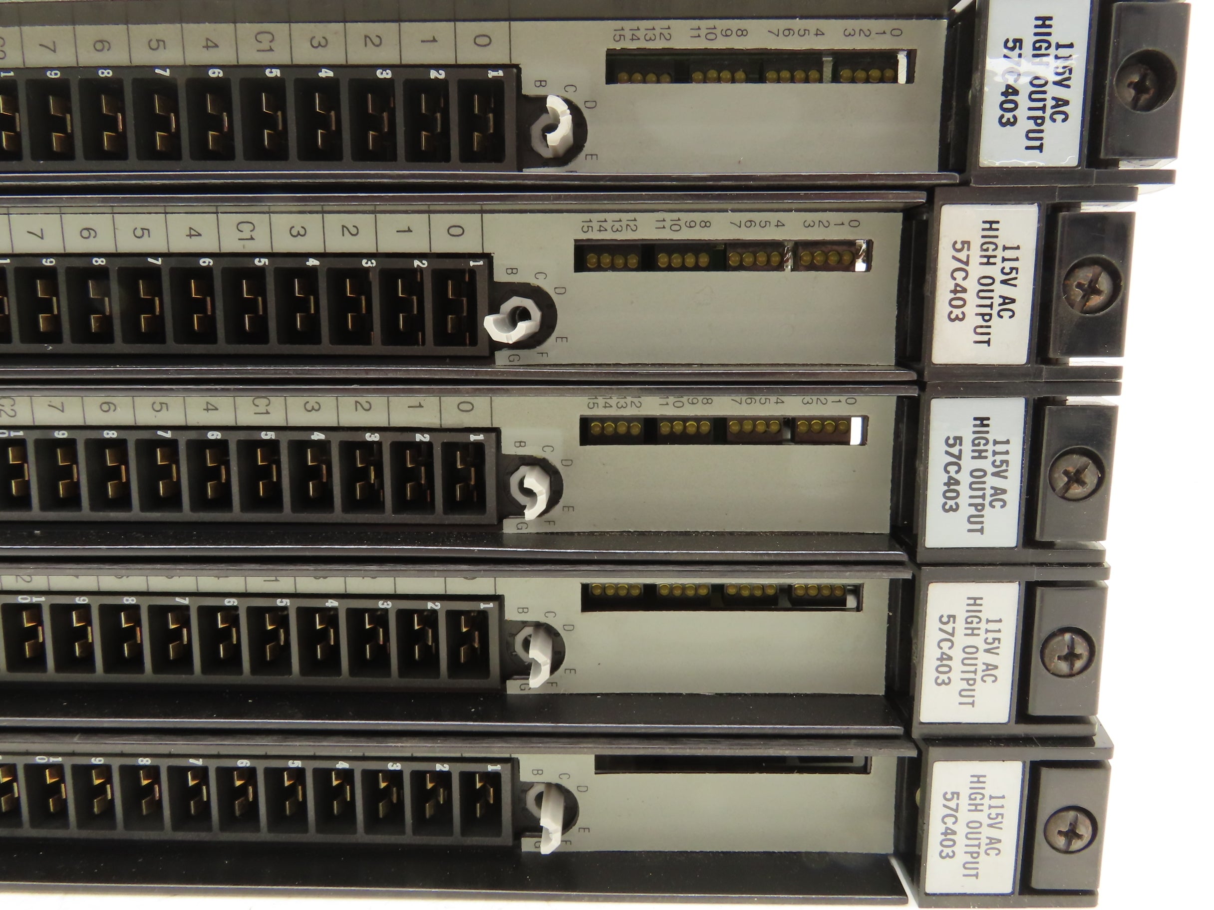 Reliance Electric 57403-F PLC AC Output Module 115V 57C403 Lot of 5 – ARROW INDUSTRIAL SALES