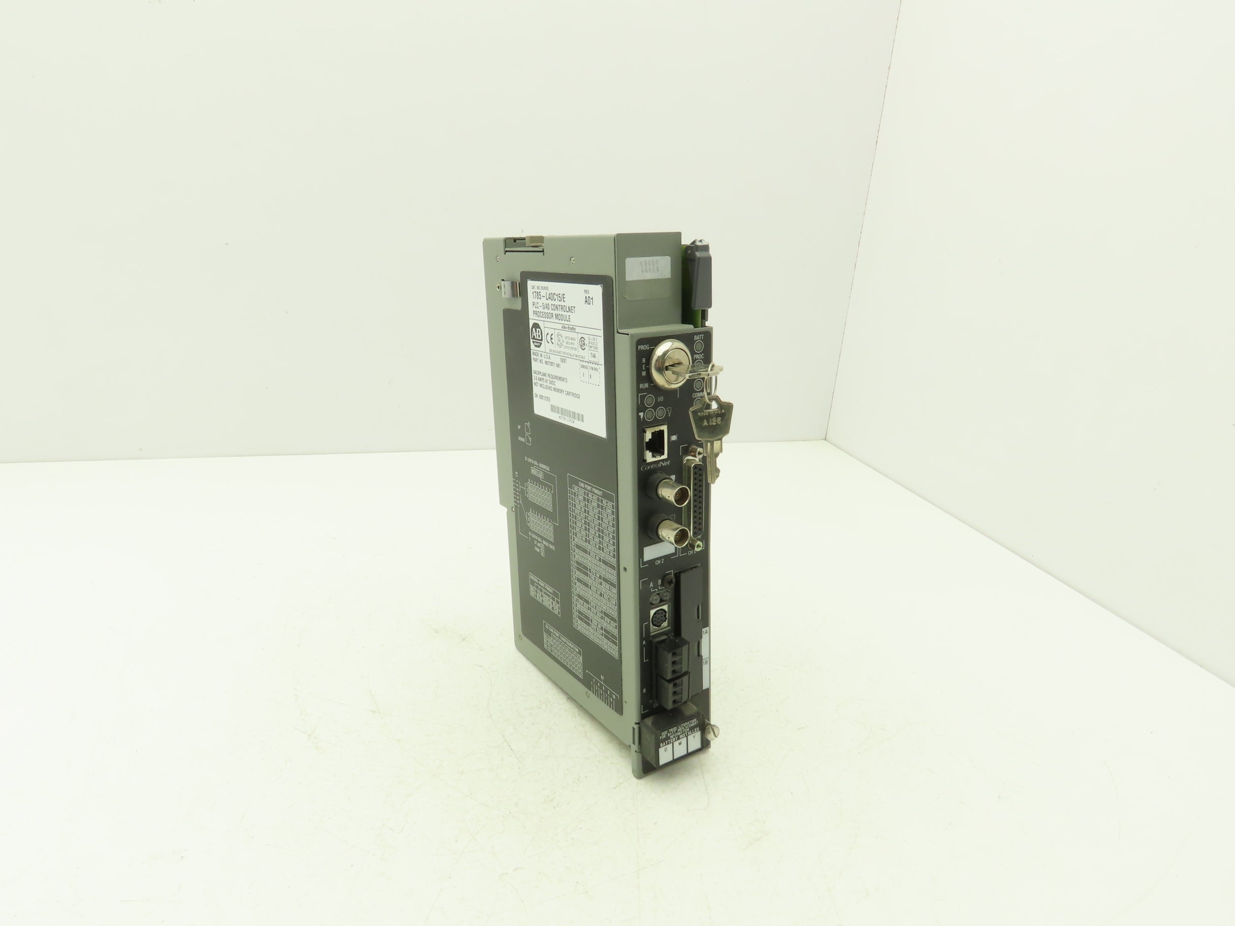 Allen Bradley 1785-L40C15/E PLC-5/40C Processor Module ControlNet Rev ...