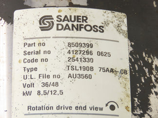 Sauer Danfoss 8509399 Forklift Hydraulic Motor/Pump 36/48V Yale ERC060 ...