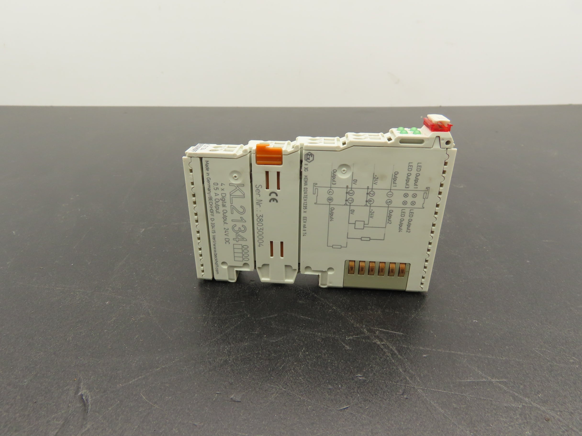 Beckhoff KL2134 4-Channel Digital Output Bus Terminal 24VDC 0.5A Lot o ...
