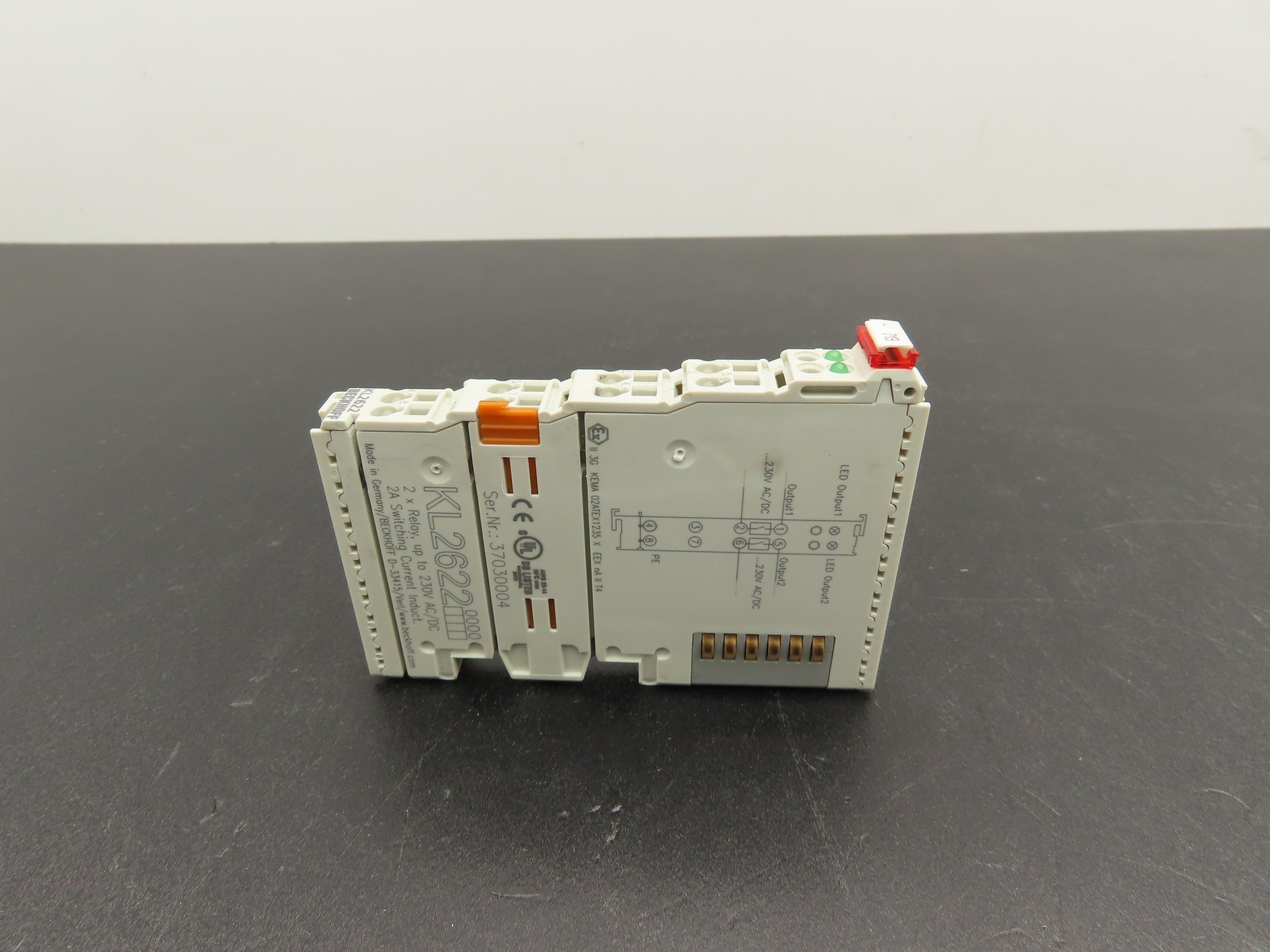 Beckhoff KL2622 2-Channel Relay Output Bus Terminal 230VAC/30VDC 5A Lo ...