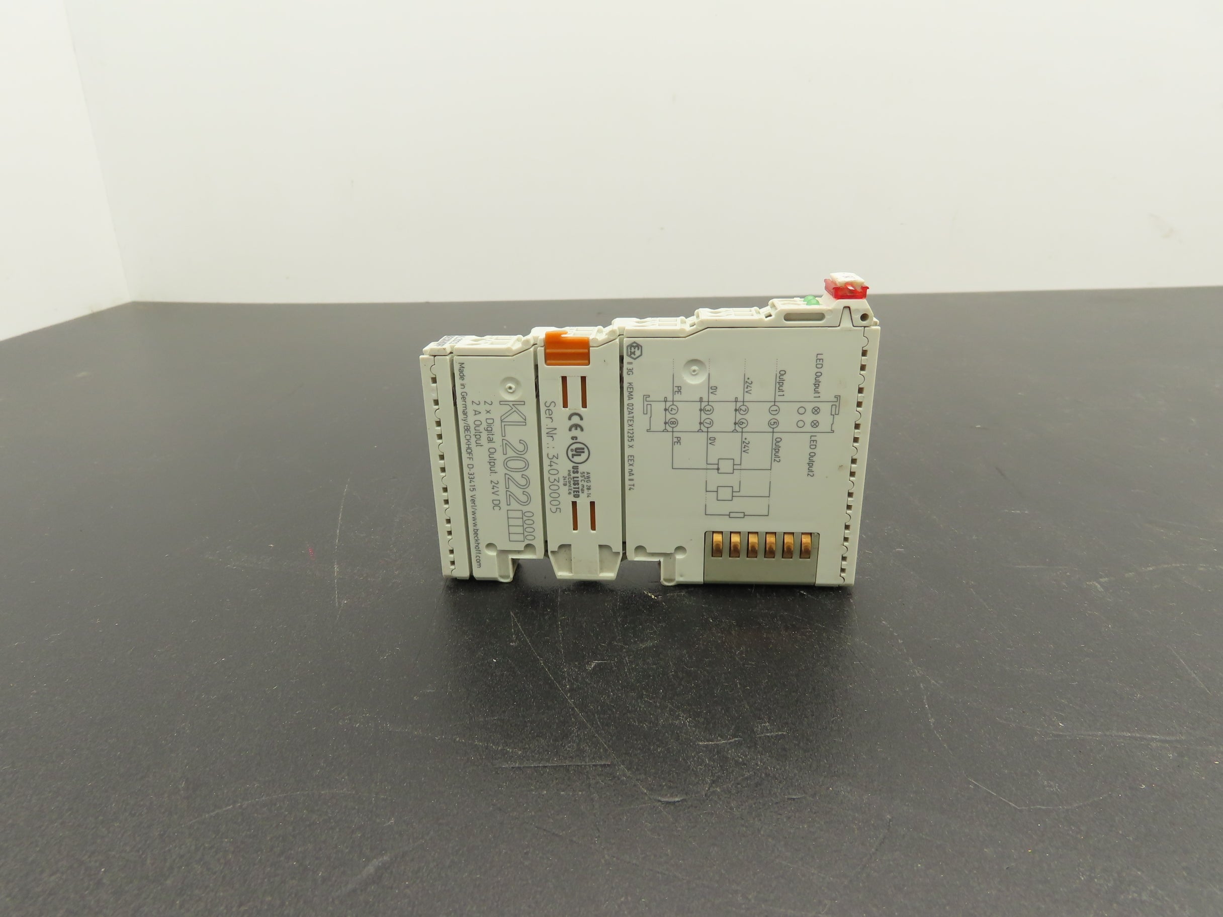 Beckhoff KL2022 2-Channel Digital Output Bus Terminal 24VDC 2 Amp Lot ...