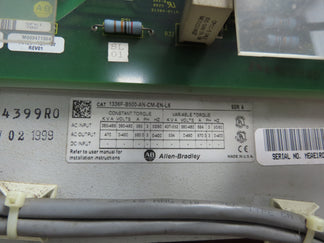 Allen Bradley 1336F-B500-AN-CM-EN-L6 AC Drive VFD 500 Hp 460V Enclosur ...