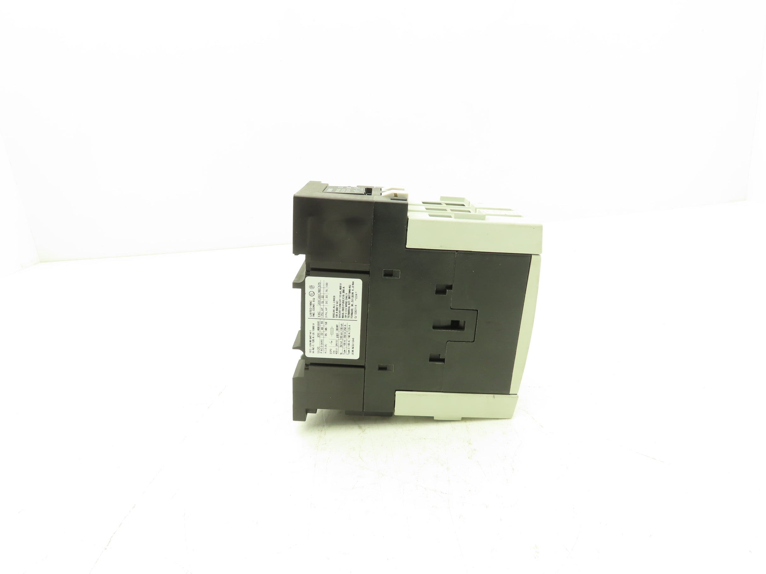 Siemens 3RT1046-3AK60 Sirius 3-Pole Power Contactor 95A 45kW 110V Coil ...