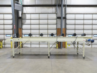 EMI Plastics 35"x 20' Belt Conveyor Dryer Tunnel 29"Bed 115V Variable ...