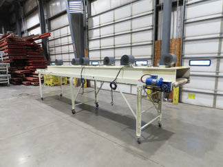 EMI Plastics 35"x 20' Belt Conveyor Dryer Tunnel 29"Bed 115V Variable ...