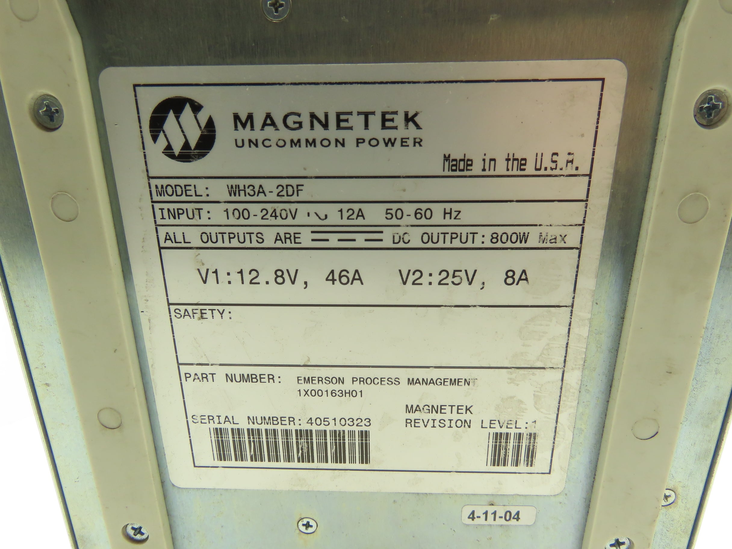 Magnetek WH3A-2DF Power Supply 12/25VDC Output 100-240VAC Input – ARROW ...