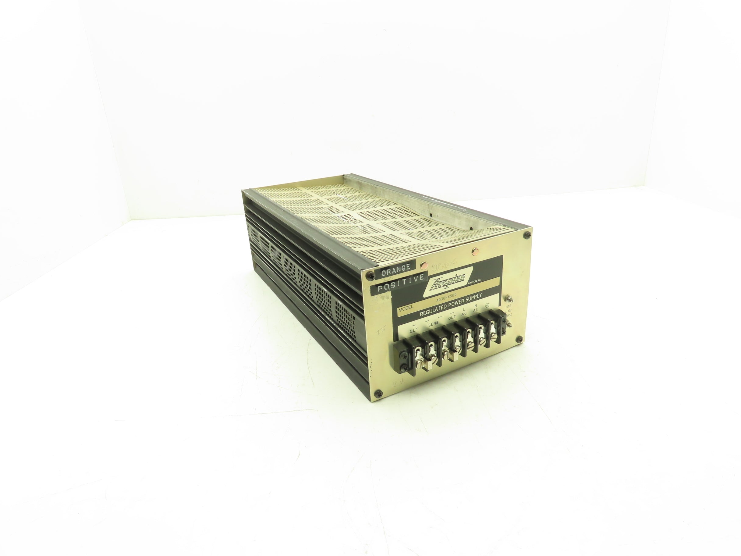 Acopian A030HX500 Regulated Power Supply 120V Input 30VDC Output ...