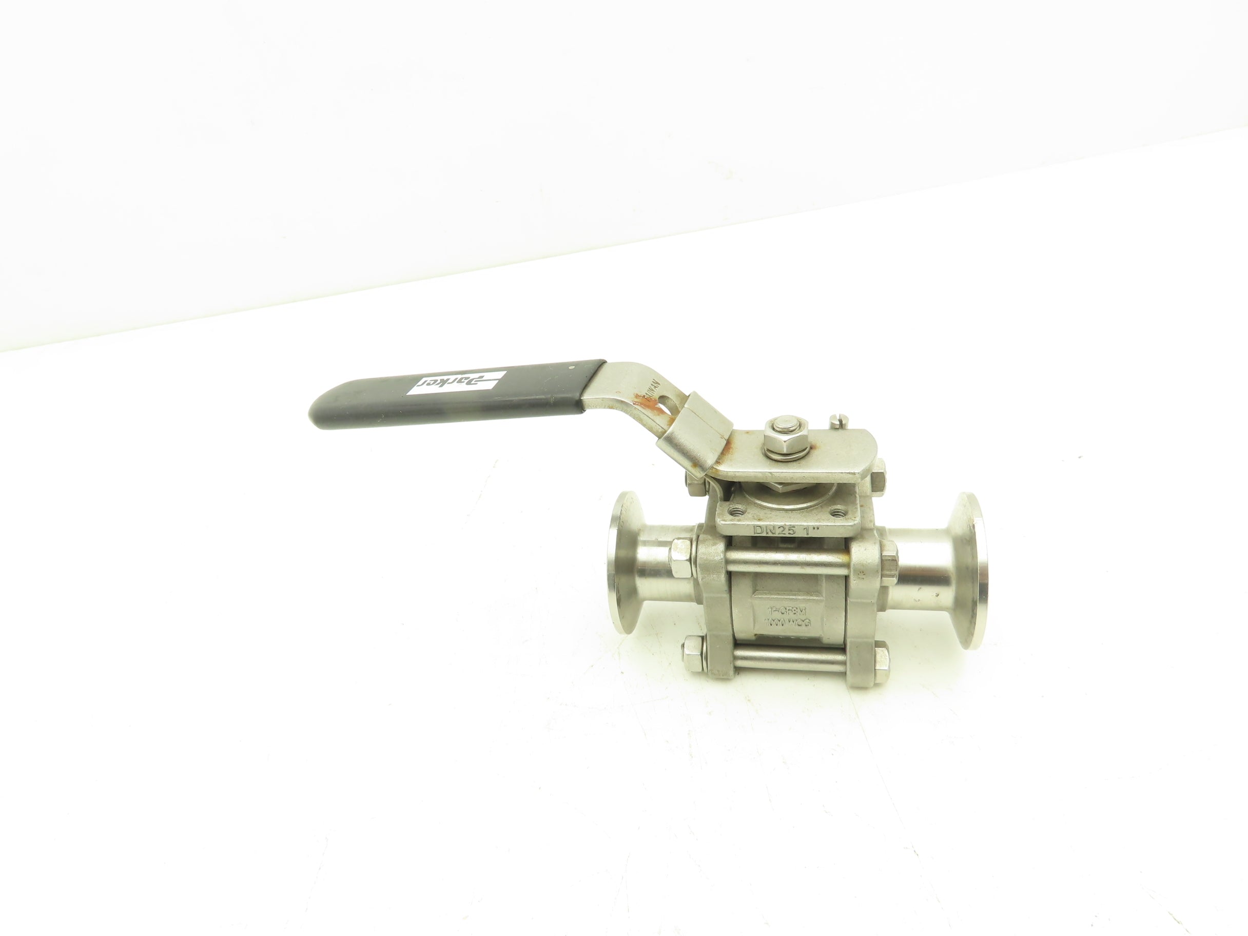 Parker 1"-CF8M 1" 1000WOG Stainless Sanitary Tri-clamp Ball Valve DN25 ...